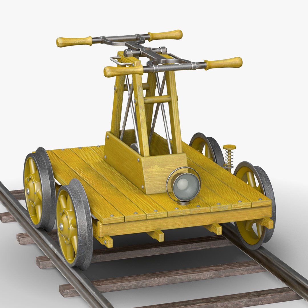 3d Rail Handcar