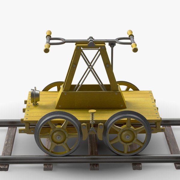 3d rail handcar