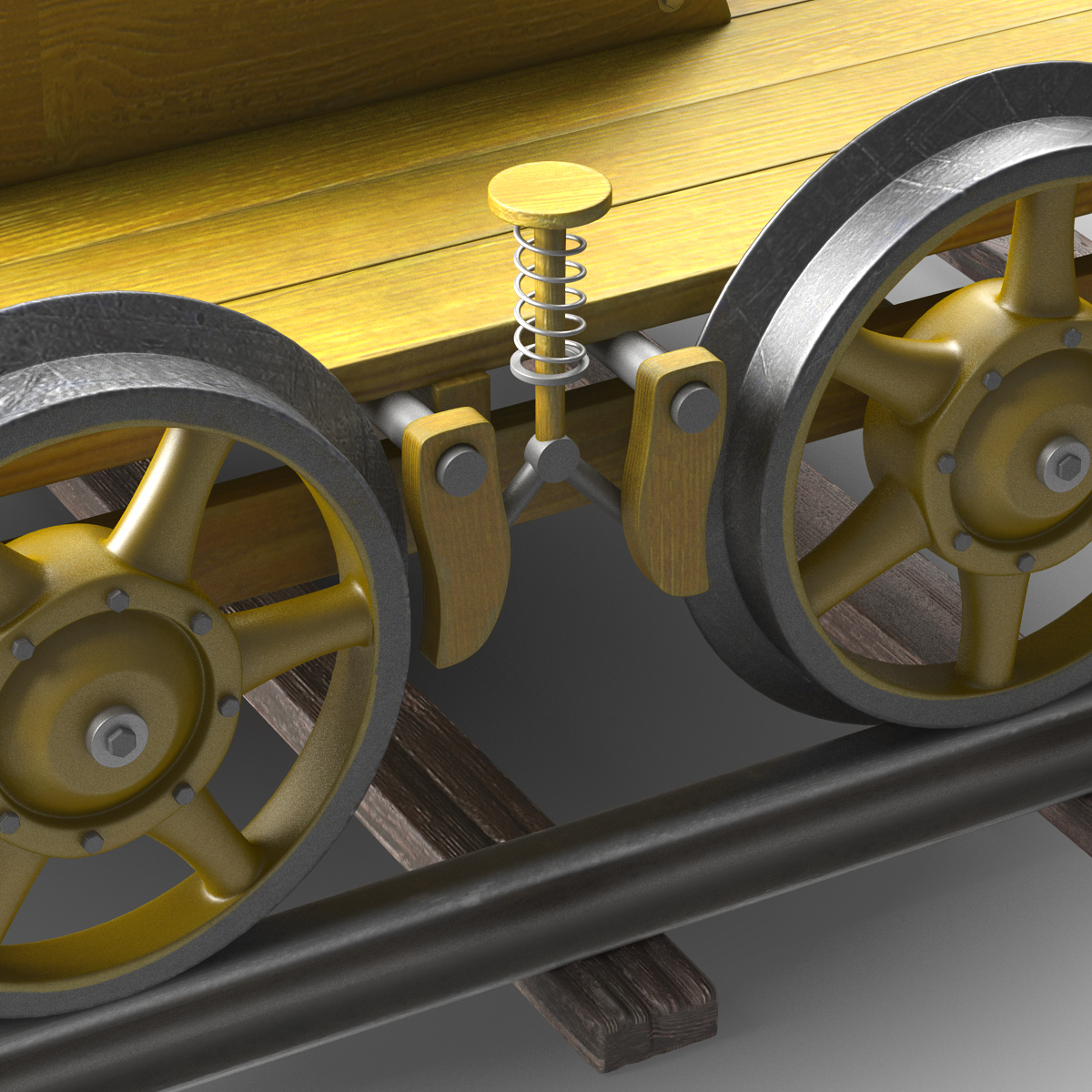 3d rail handcar
