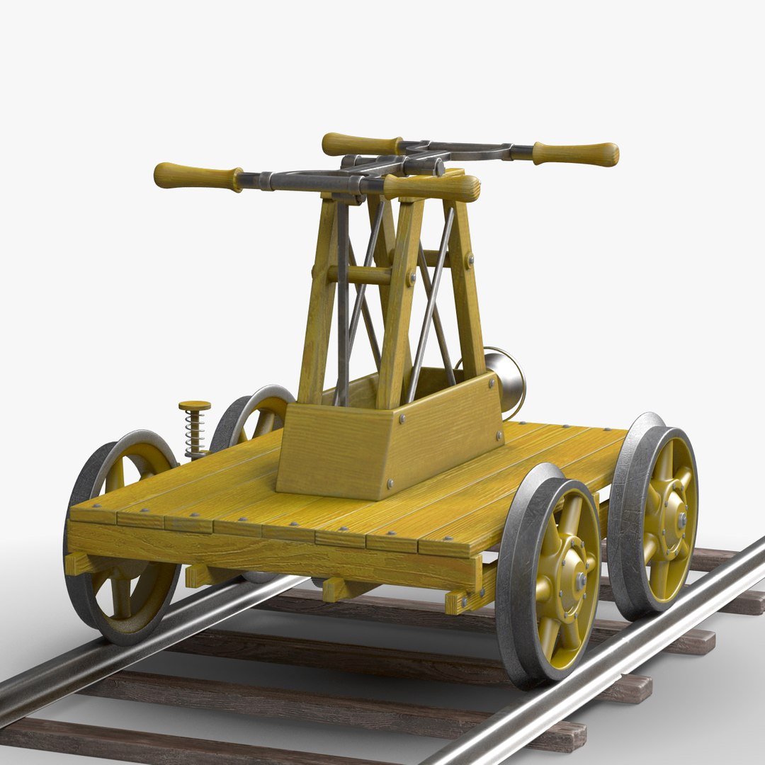 3d Rail Handcar