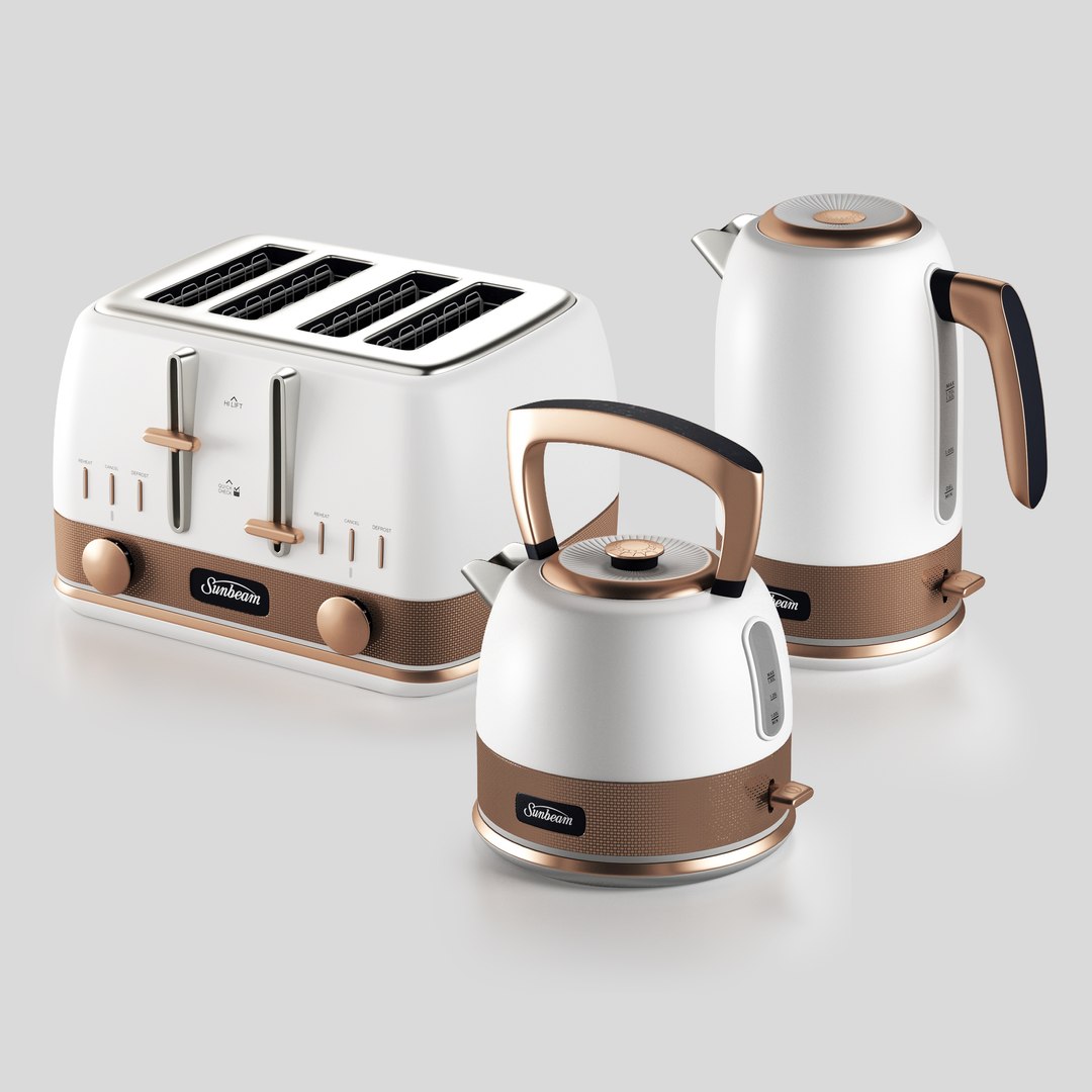 Sunbeam Classic Bronze Appliances 3D Model - TurboSquid 2030737