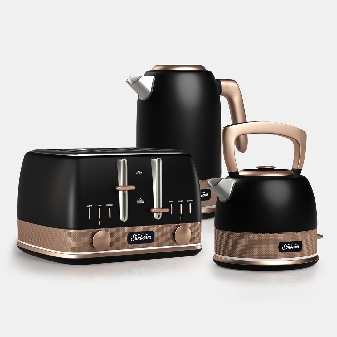 Sunbeam Classic Bronze Appliances 3D Model - TurboSquid 2030737