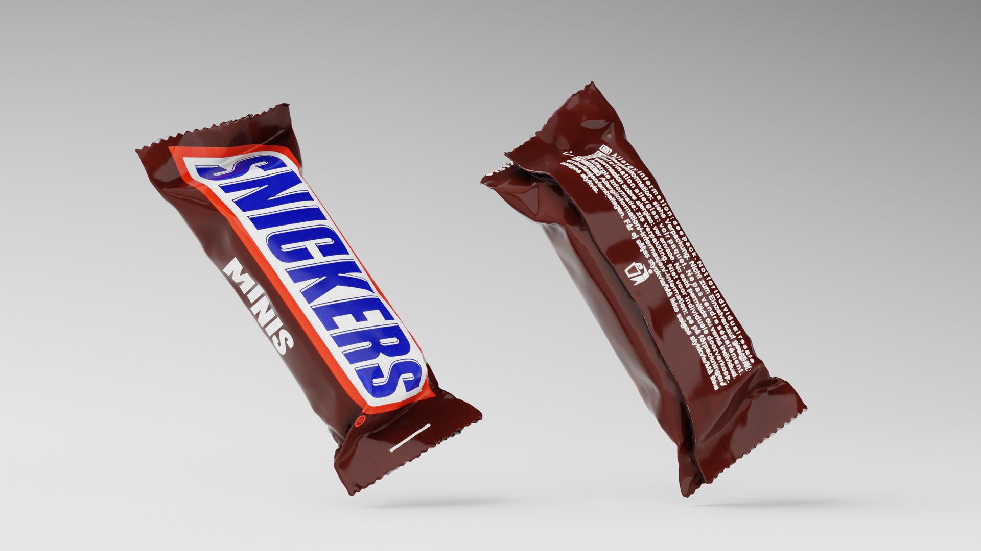 3D Snickers Chocolate Snack Bar - TurboSquid 2214049