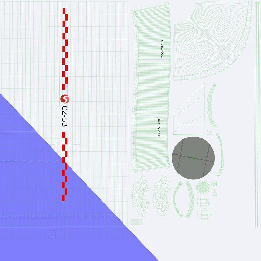 Long March 5B 3D - TurboSquid 1966745