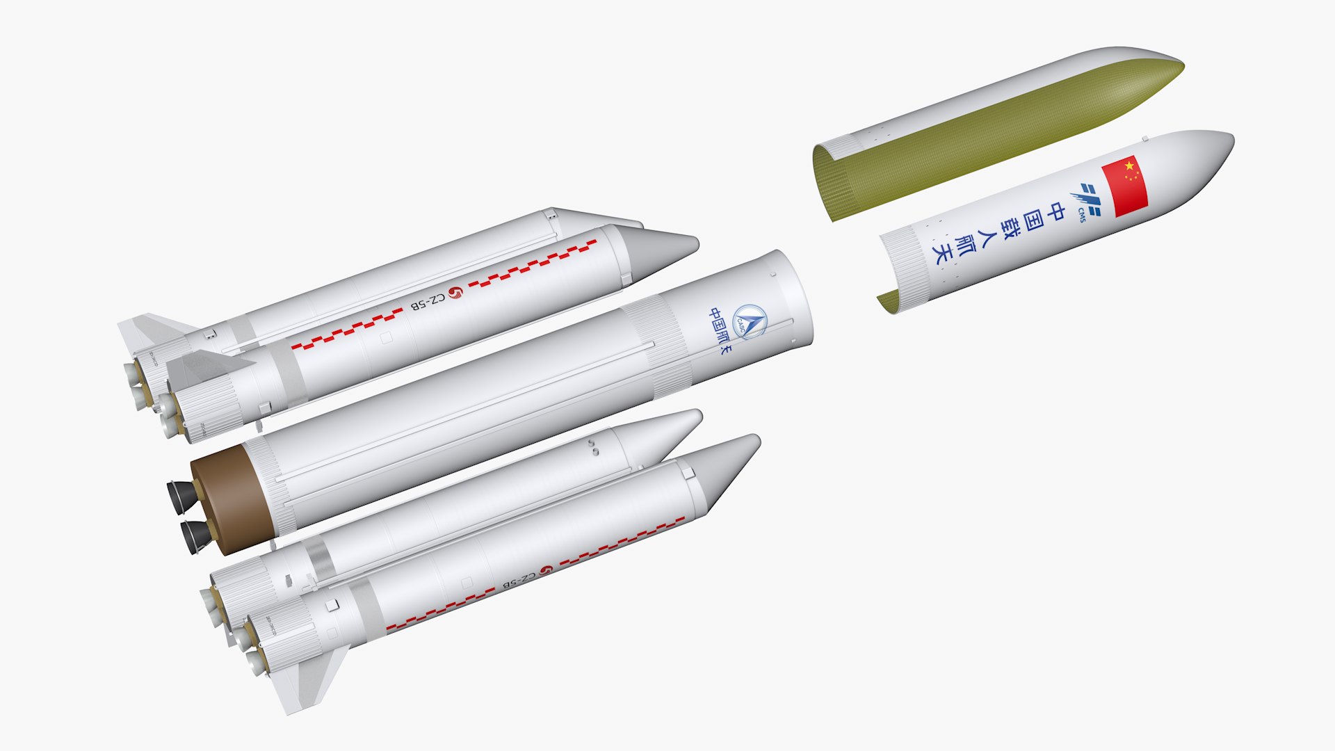 Long March 5B 3D - TurboSquid 1966745