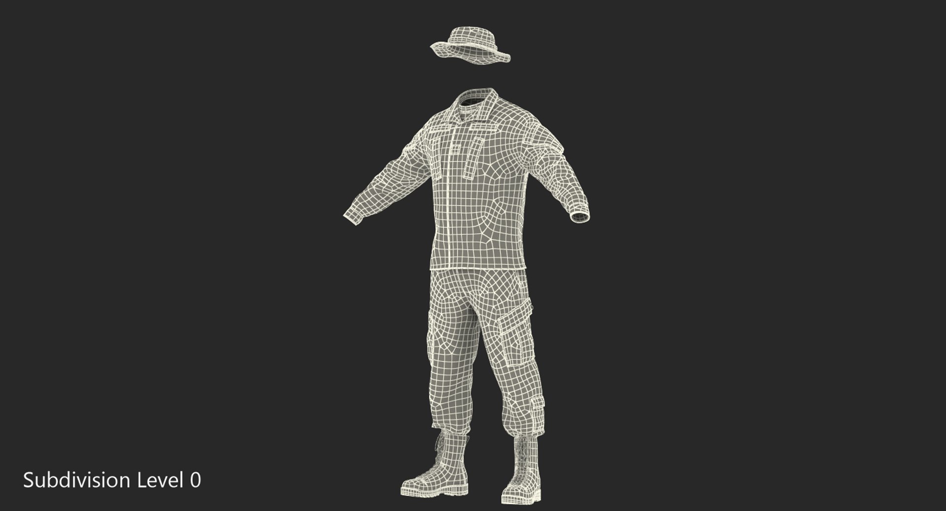 Army combat uniform model - TurboSquid 1417938