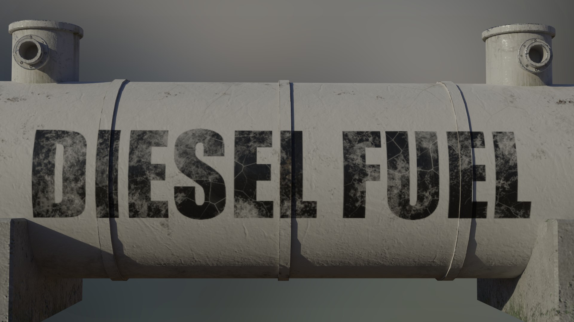 3D Industrial Diesel Fuel Storage Tank - TurboSquid 1806810