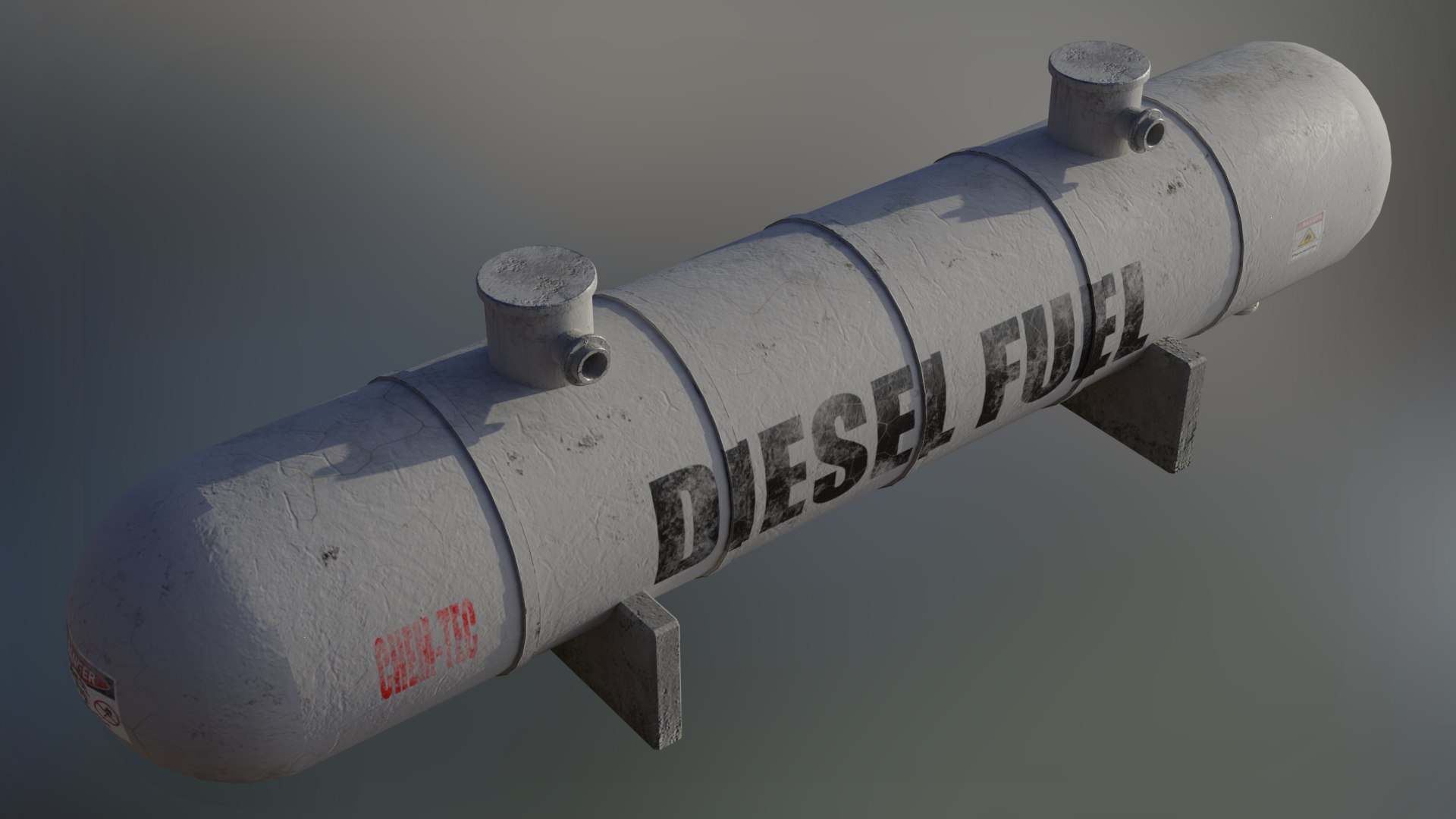 3D Industrial Diesel Fuel Storage Tank - TurboSquid 1806810