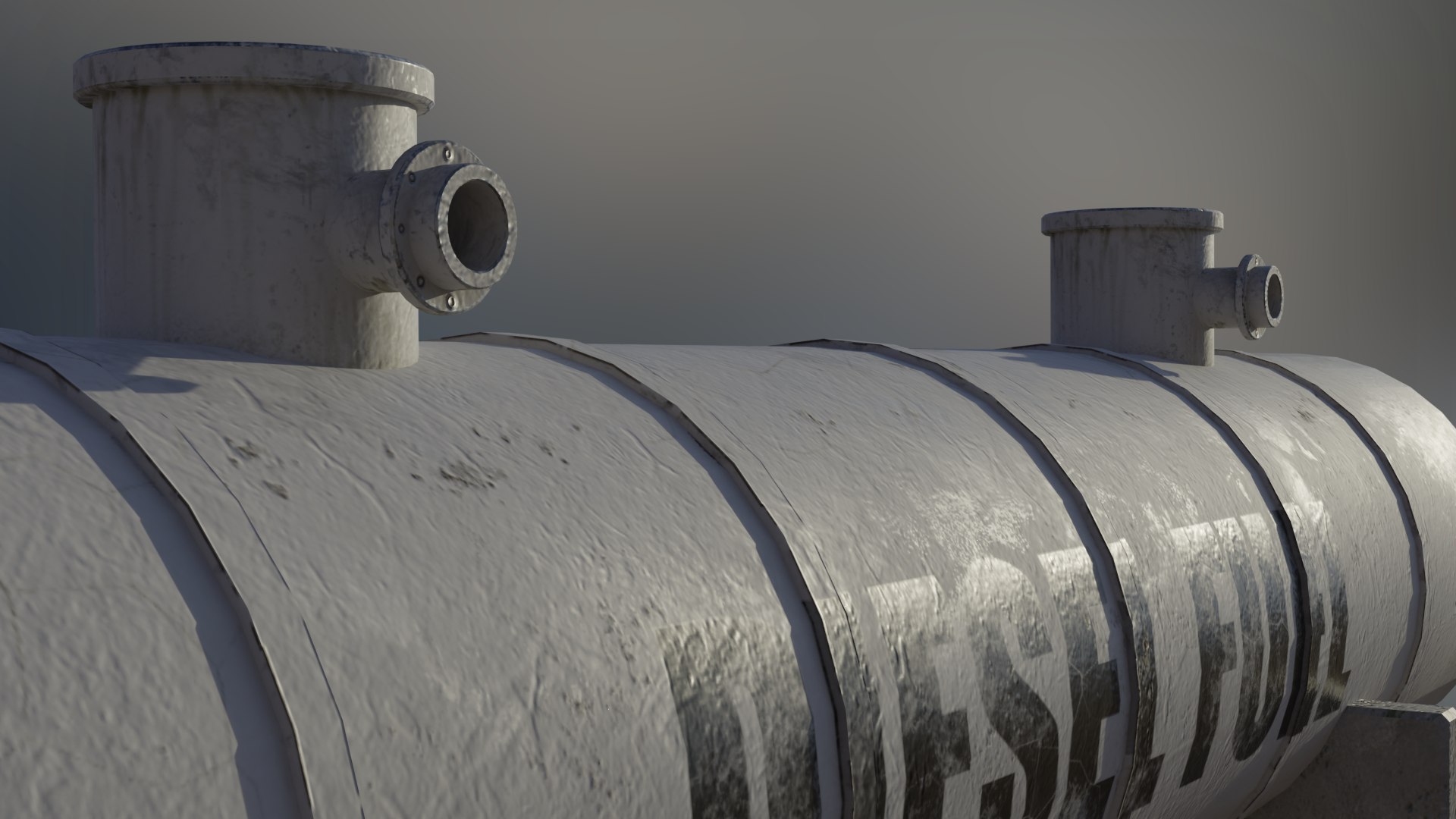 3D Industrial Diesel Fuel Storage Tank - TurboSquid 1806810