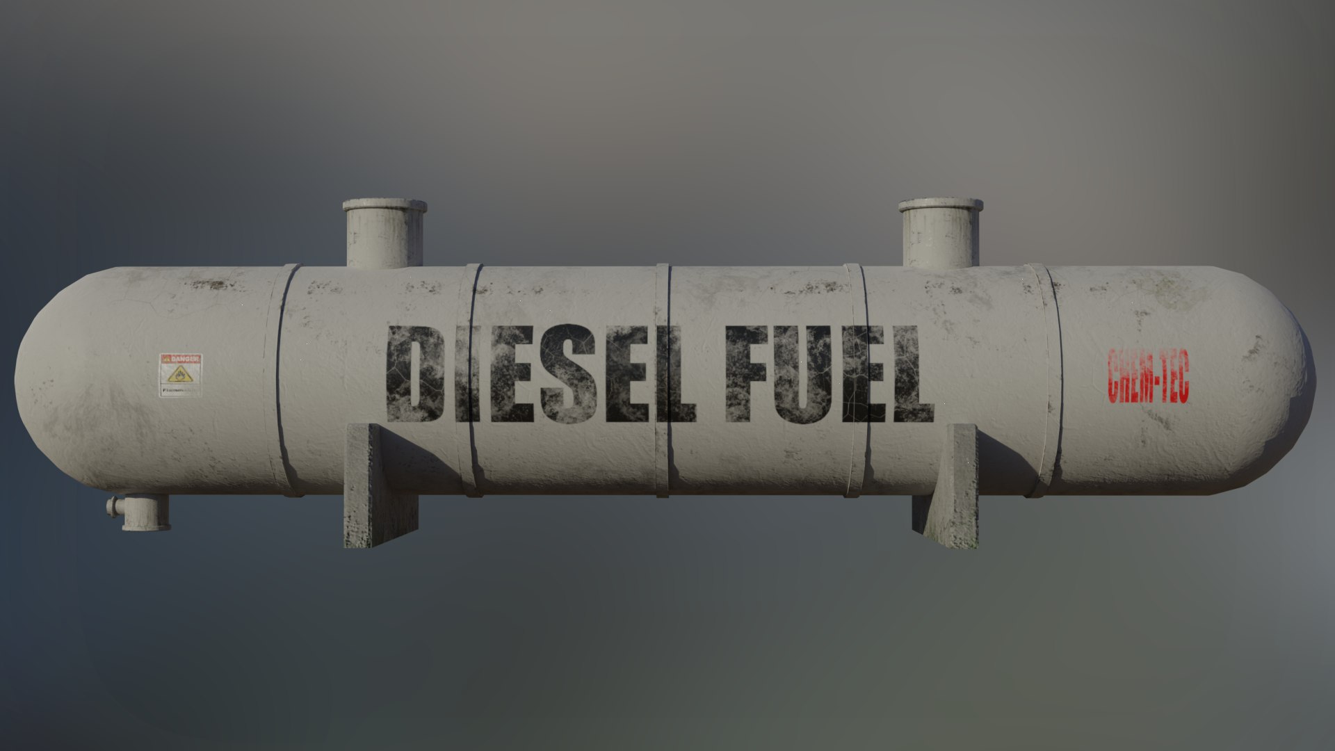 3D Industrial Diesel Fuel Storage Tank - TurboSquid 1806810