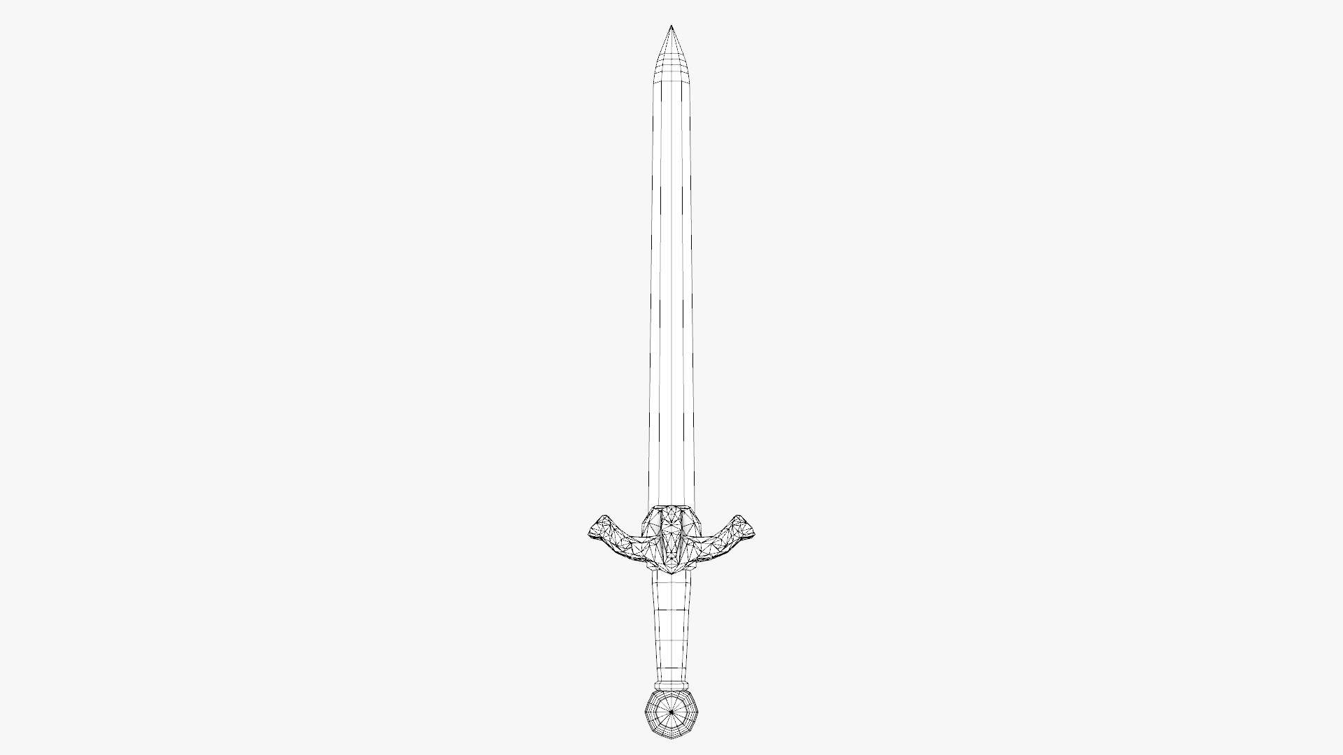 Fantasy Sword RPG European Knightly Sword Riding Double Edged ...