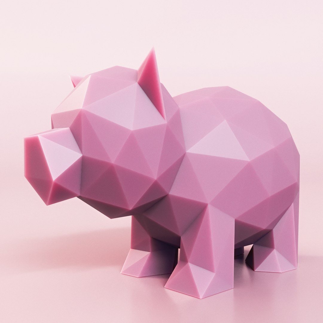 3D Pig Little - TurboSquid 1436502