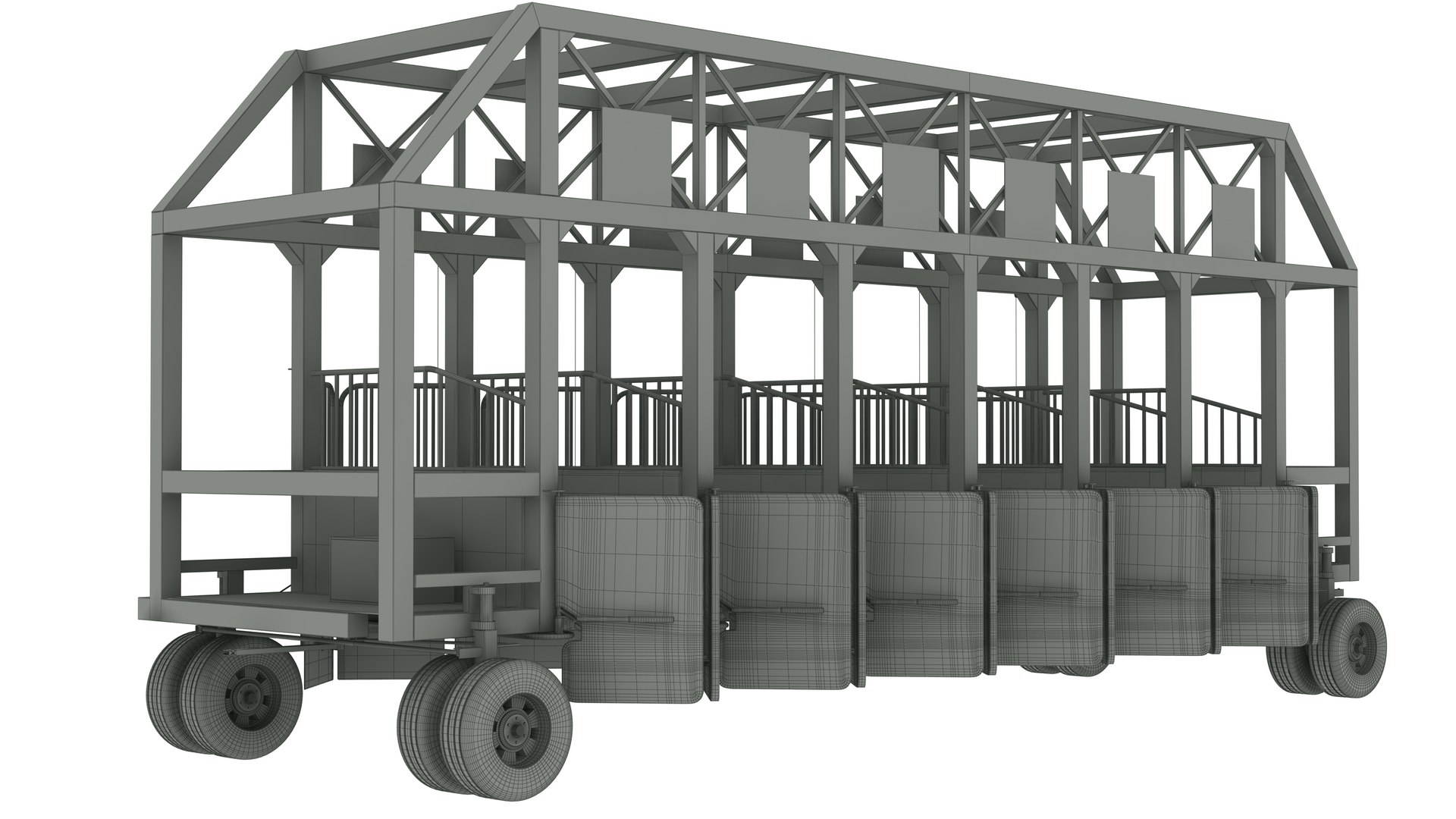 Horse Race Start Gate For 6 Horse 3D Model - TurboSquid 2229141