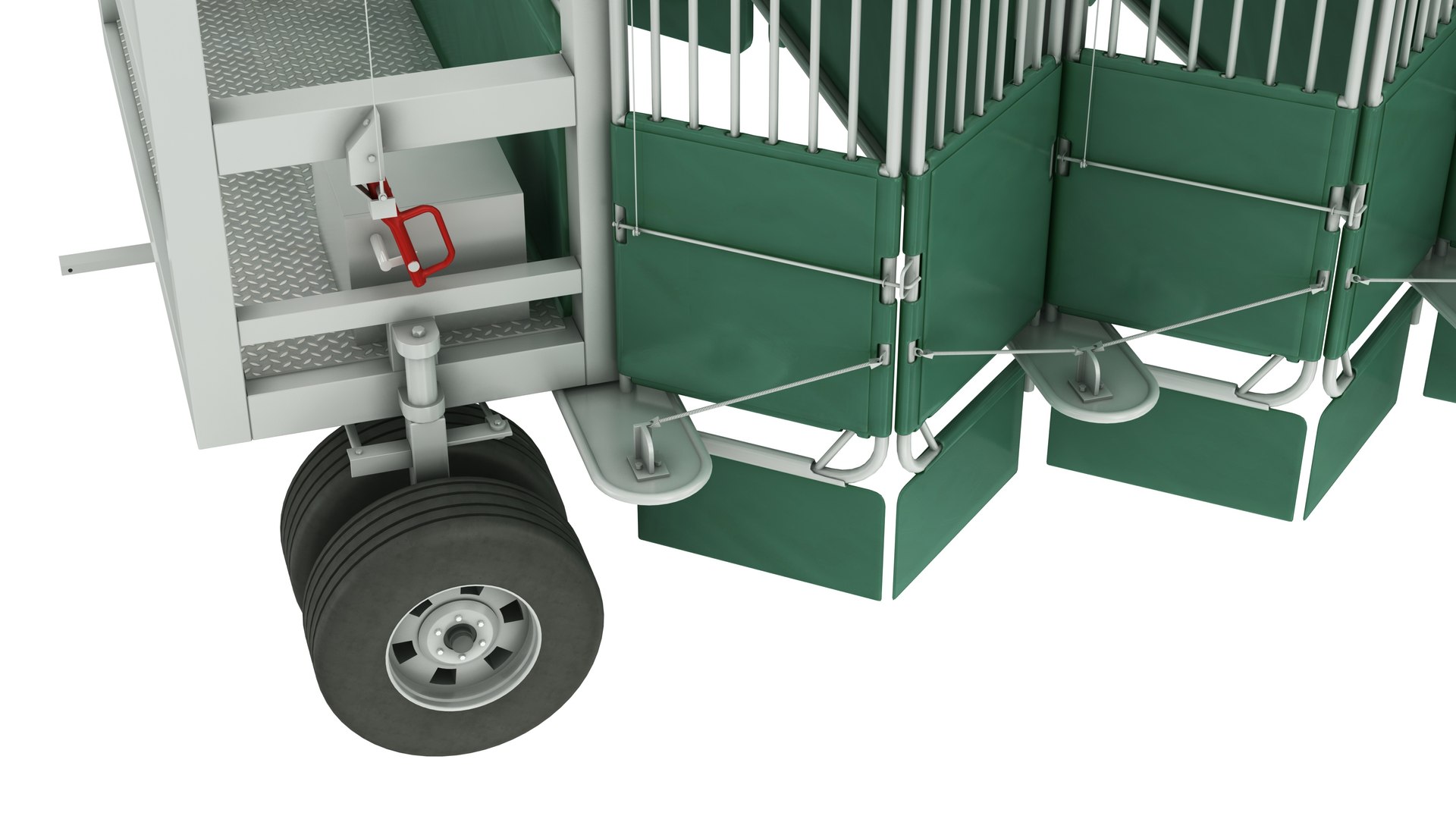 Horse Race Start Gate For 6 Horse 3D Model - TurboSquid 2229141