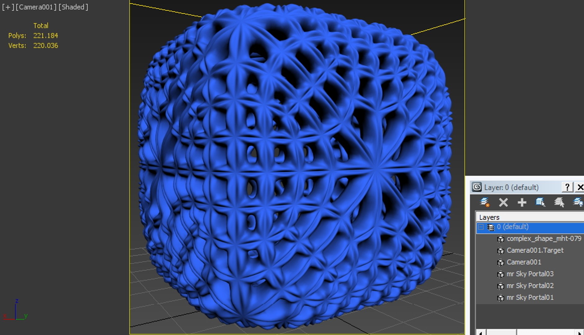 3d complex shape model