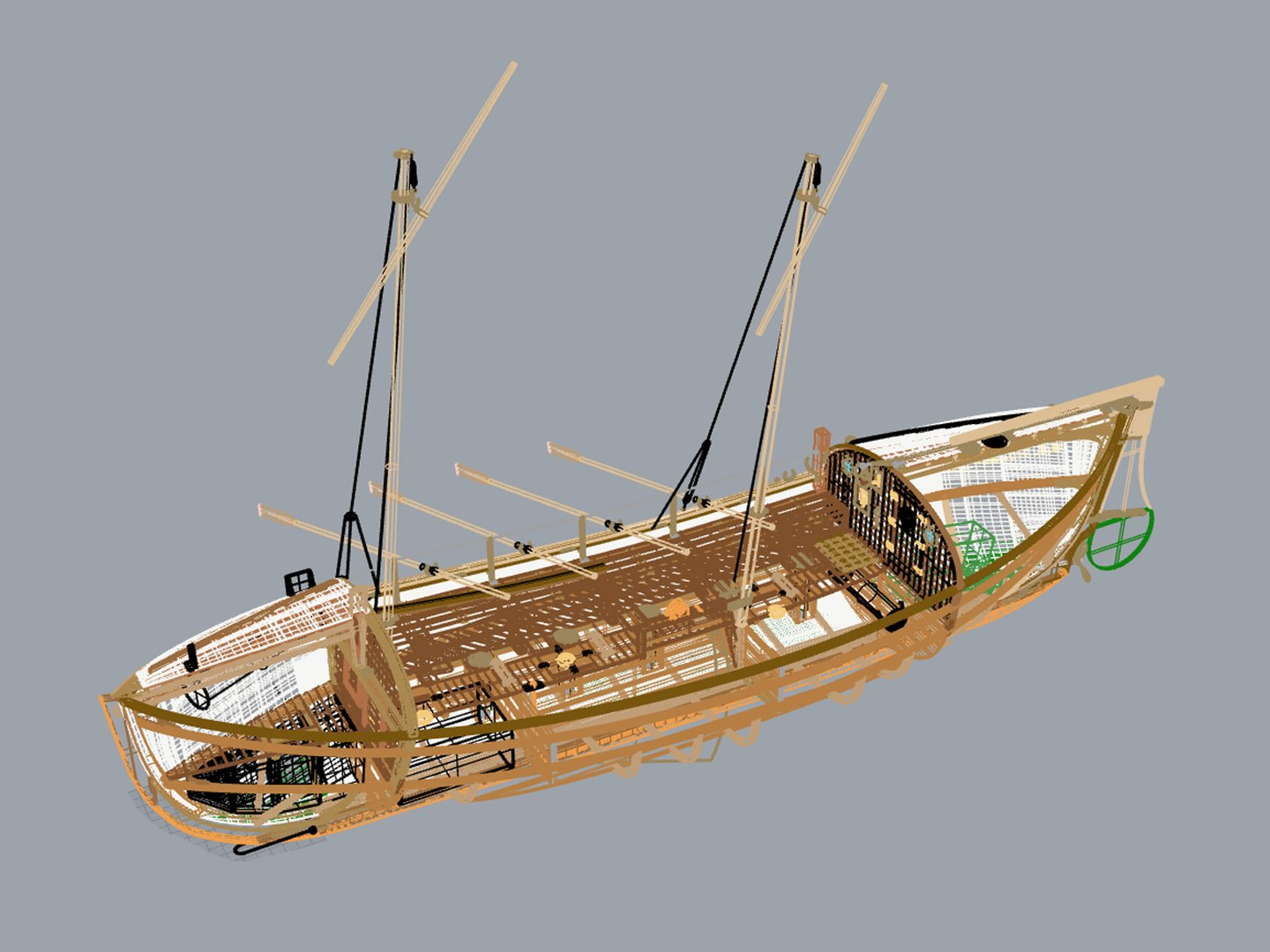 3D Model Lifeboat - TurboSquid 2074006