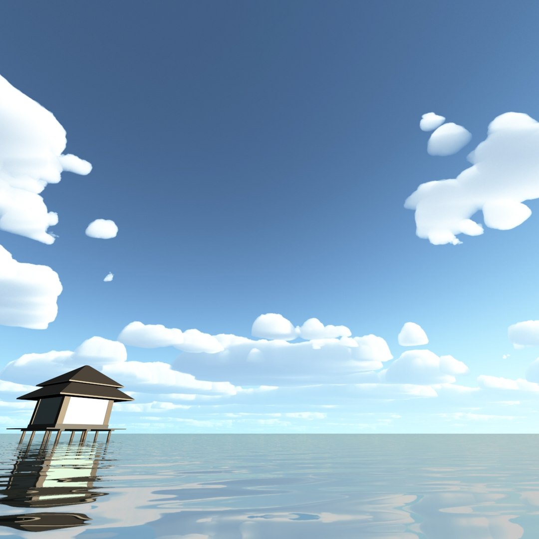 3d Model Sky Clouds