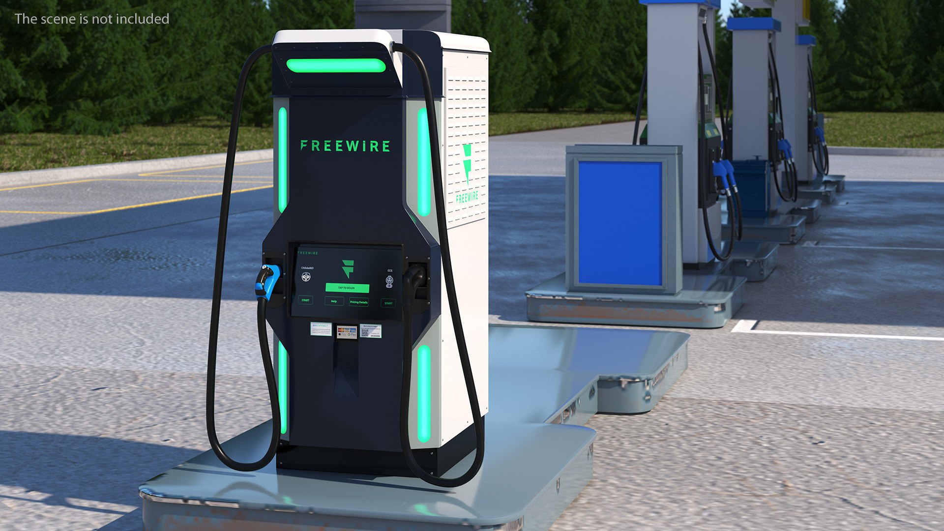 Freewire Ultrafast EV Boost Charger 200 model - TurboSquid 2167006