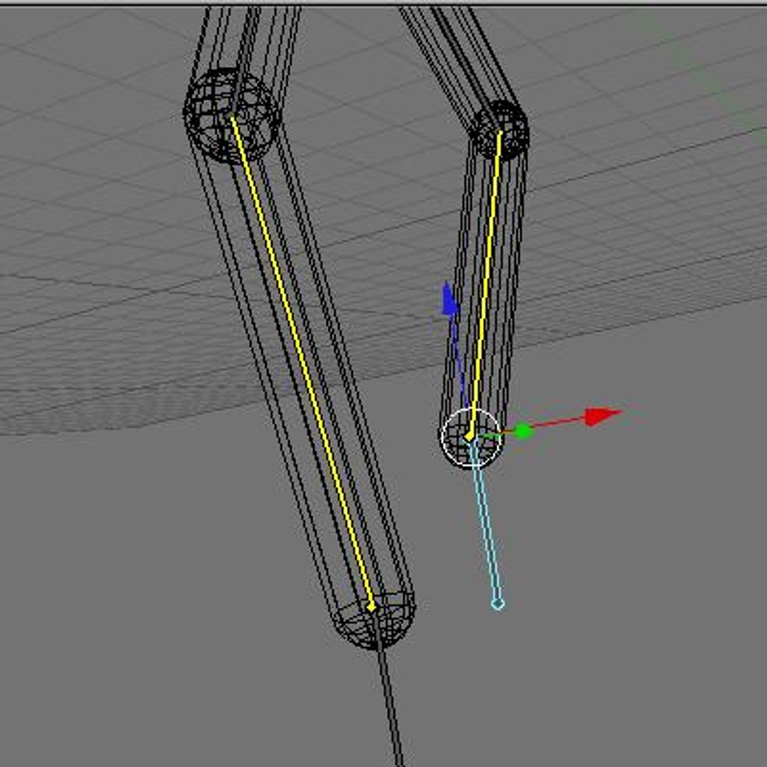 3d Stickman Rigged Model