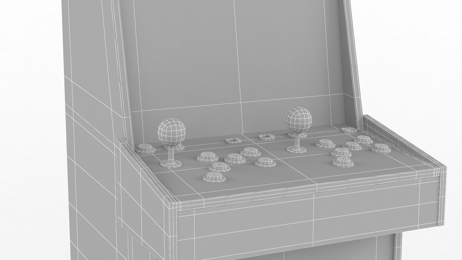Arcade Machine 3D - TurboSquid 2255315