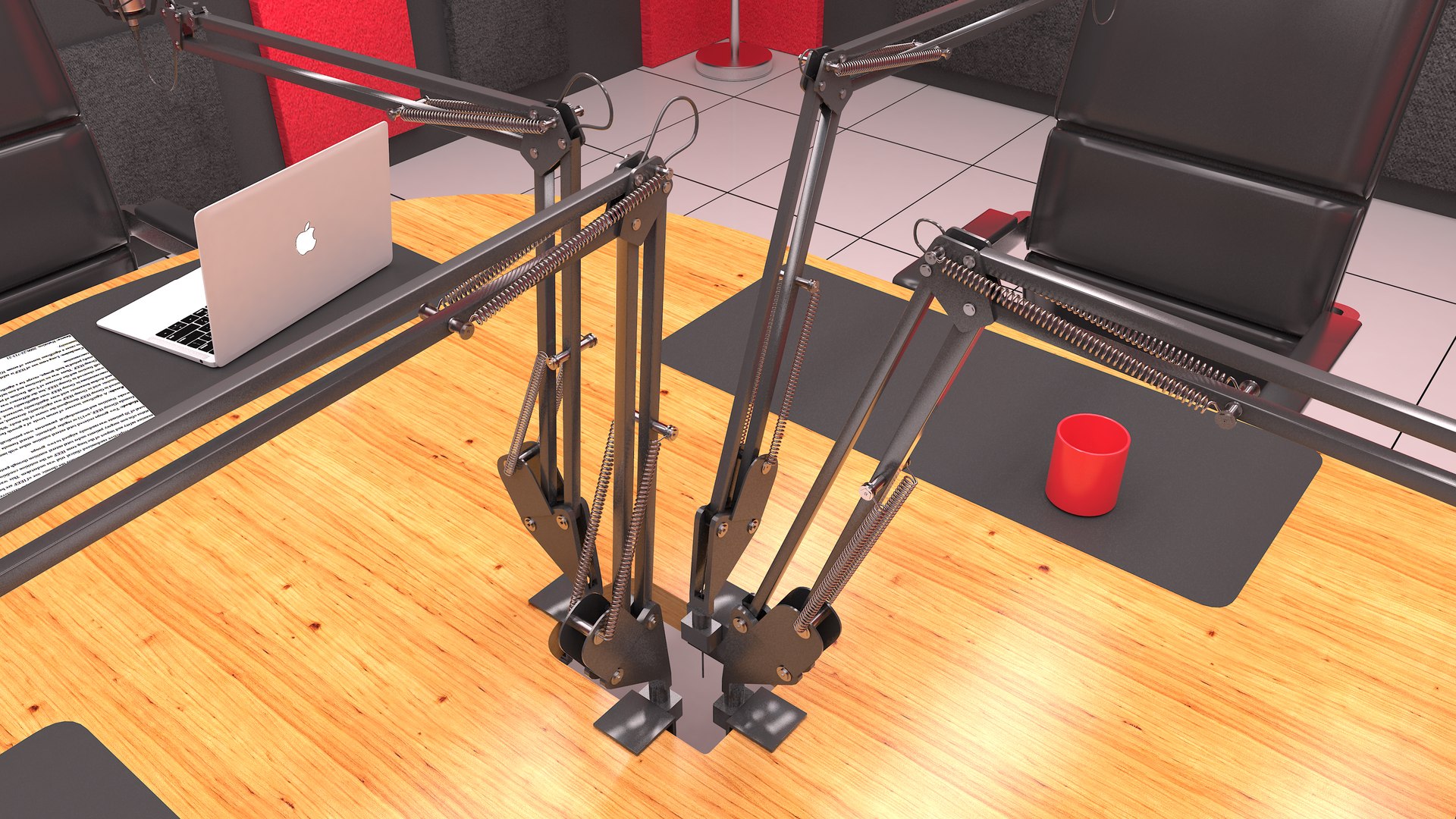 3D Podcast Studio Model - TurboSquid 2118282