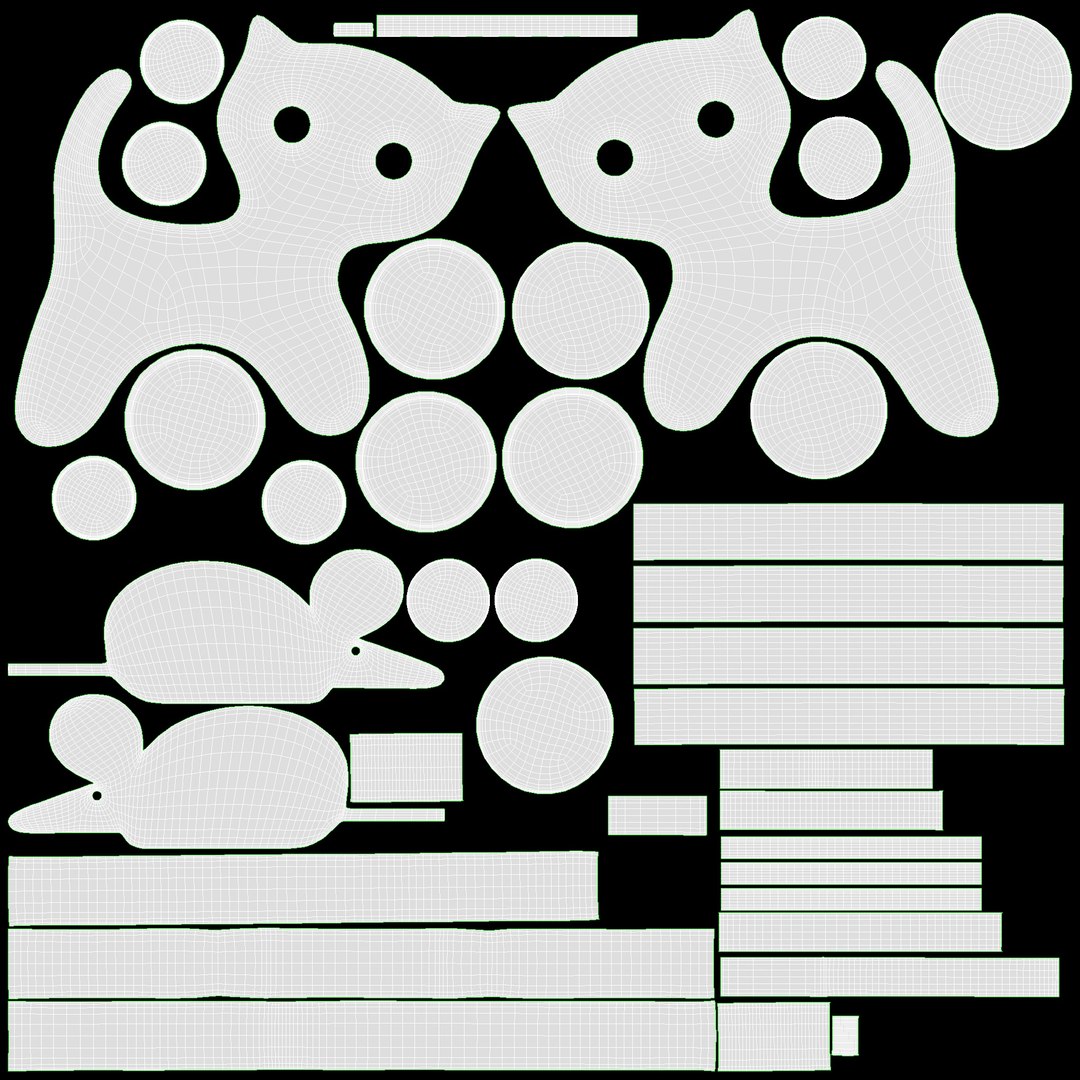 3D wooden wood cat - TurboSquid 1413542