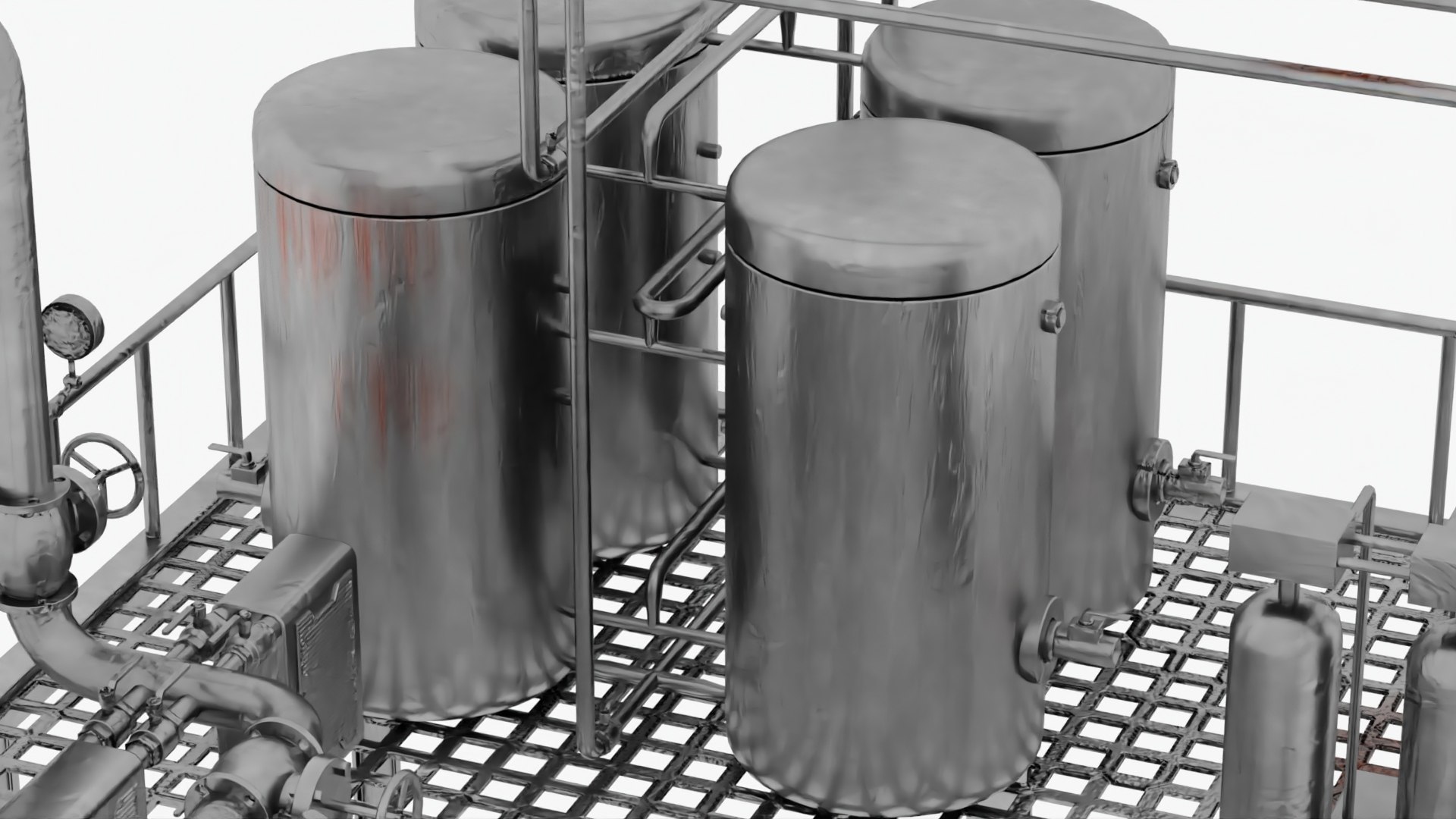 Factory Industrial Kitbash 3D model - TurboSquid 1922594