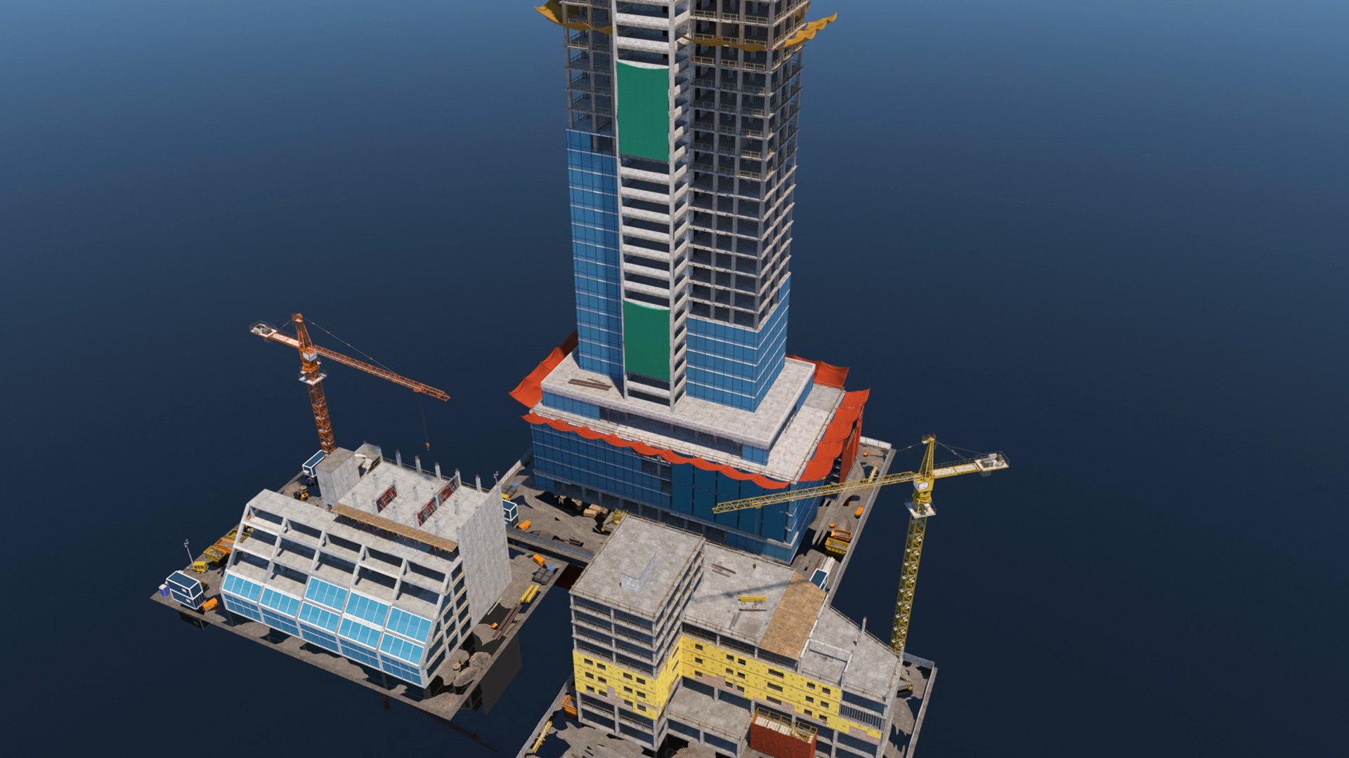 3D Underconstruction Building - TurboSquid 2257002