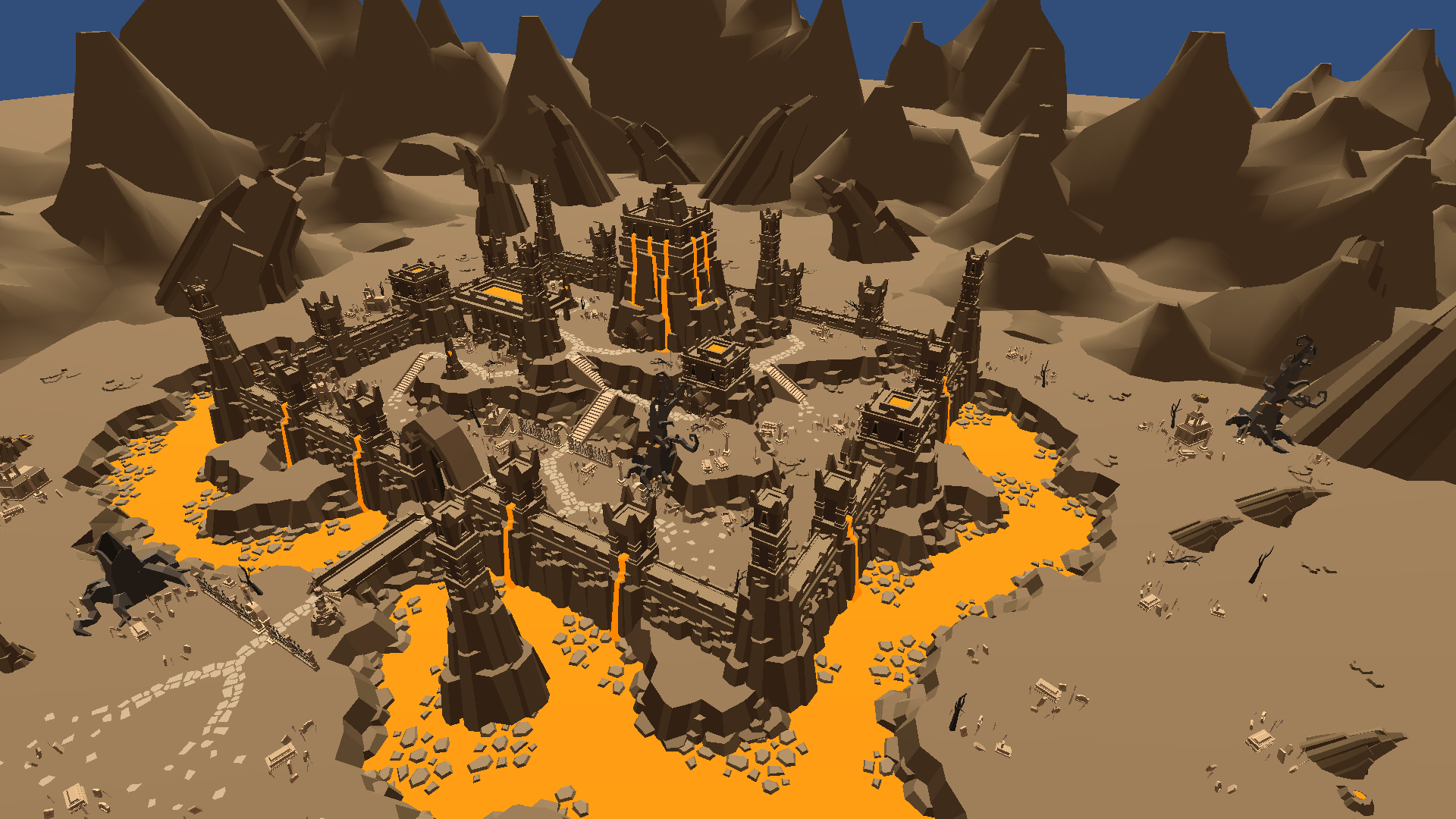 3D model map lowpoly - TurboSquid 1671310