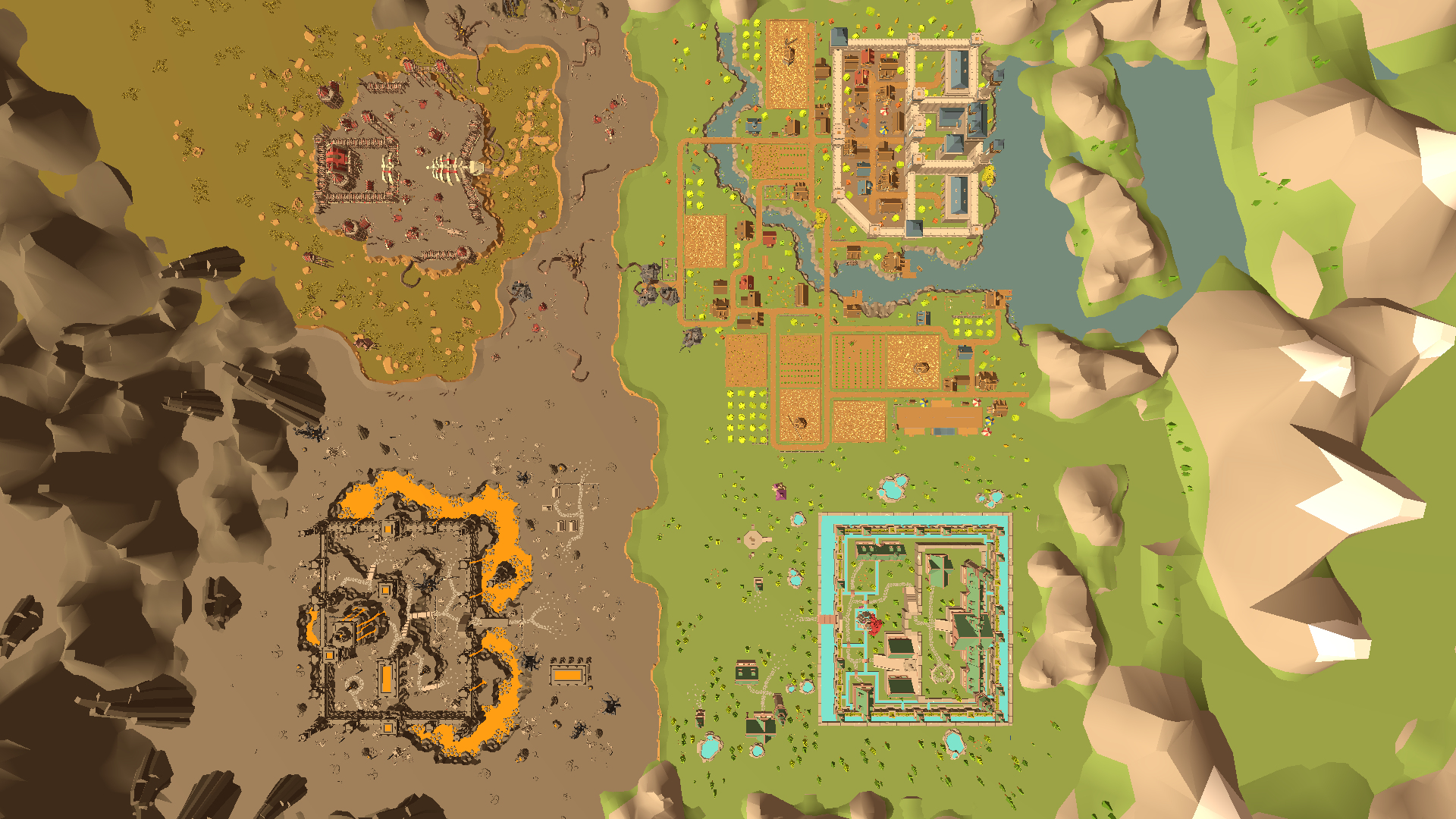 3D model map lowpoly - TurboSquid 1671310