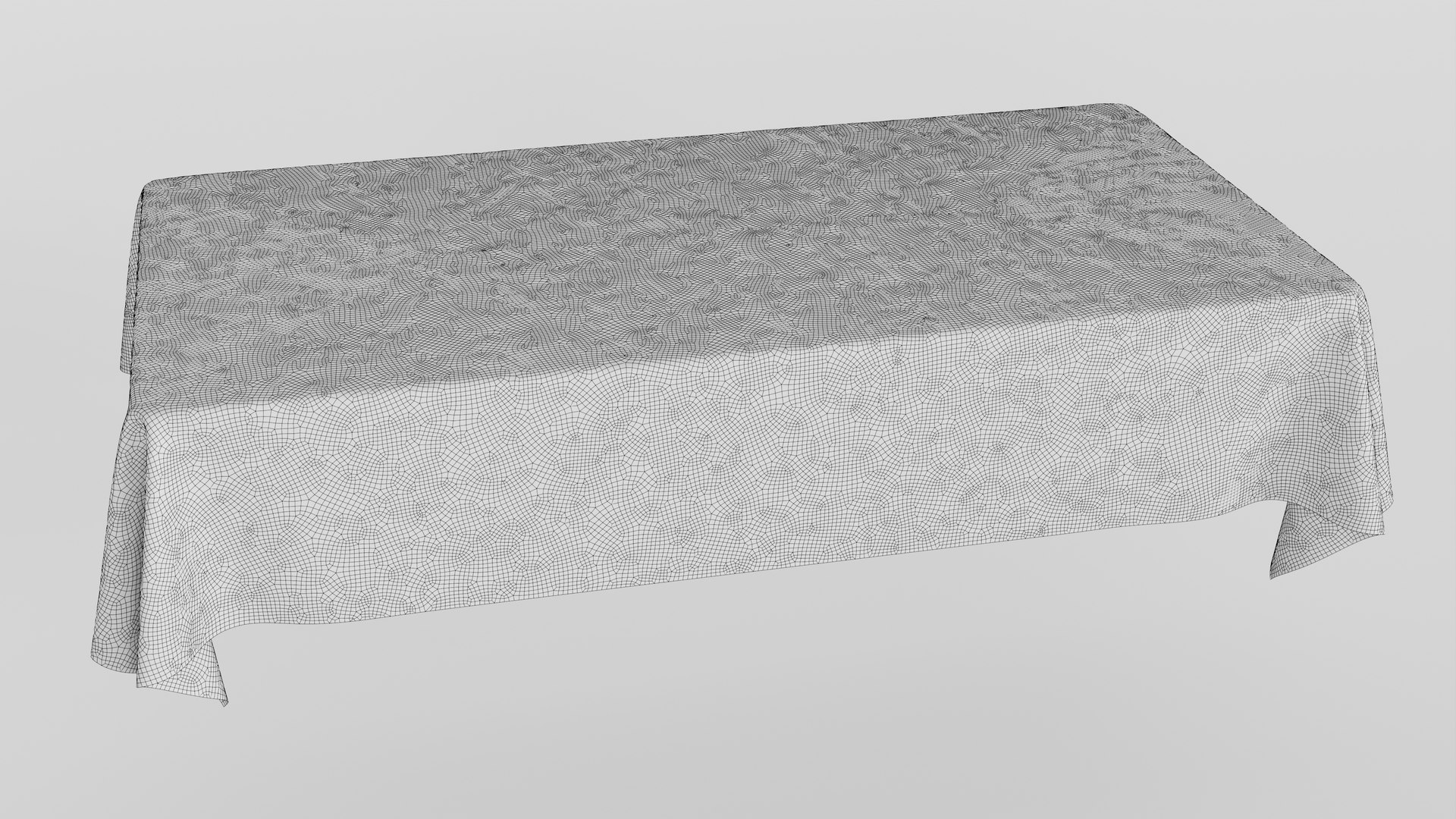 3D Tablecloth set - TurboSquid 2132571