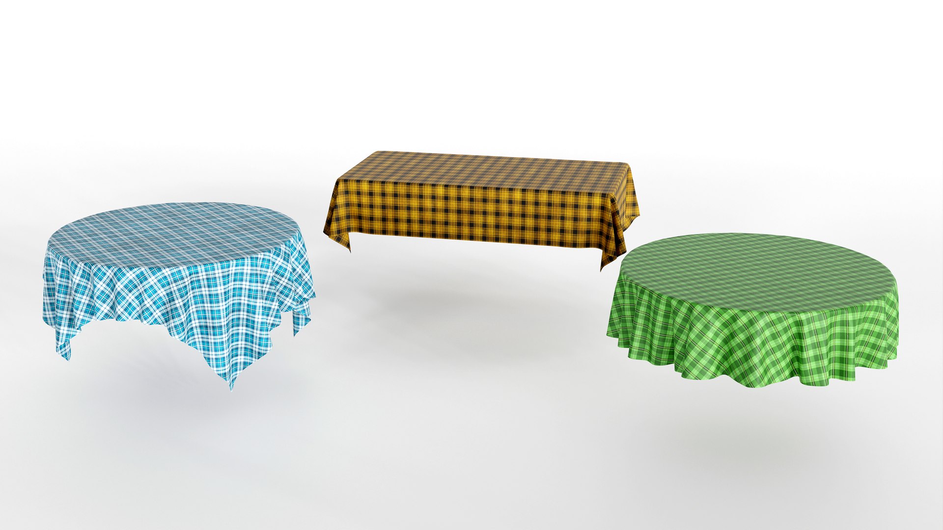 3D Tablecloth set - TurboSquid 2132571