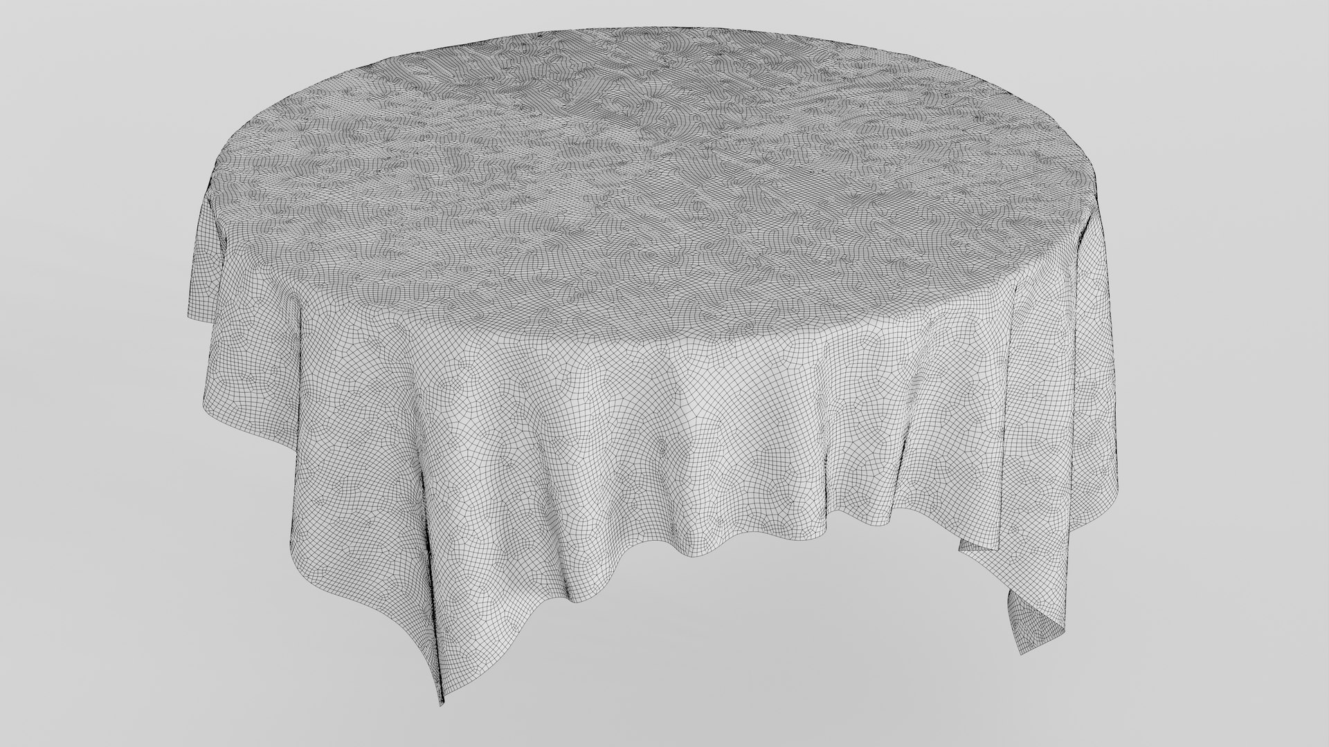 3D Tablecloth set - TurboSquid 2132571