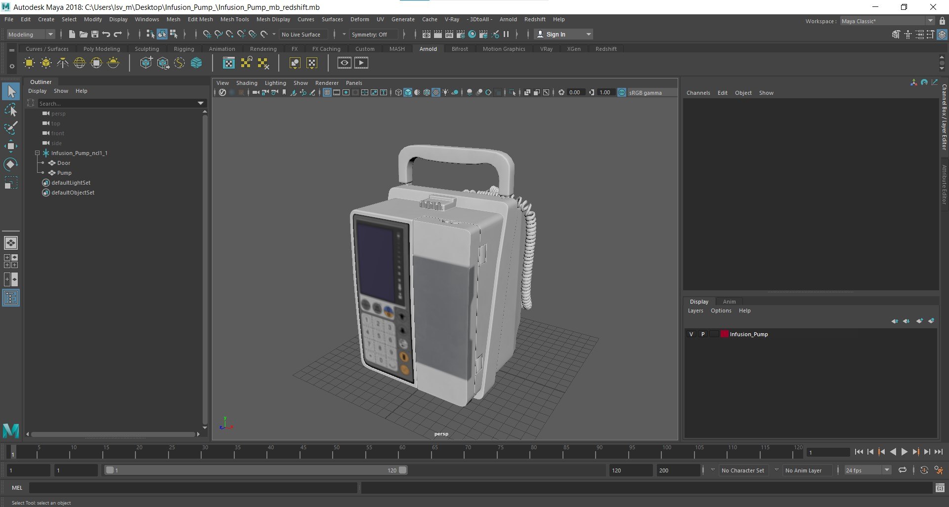3D Infusion Pump - TurboSquid 2347135