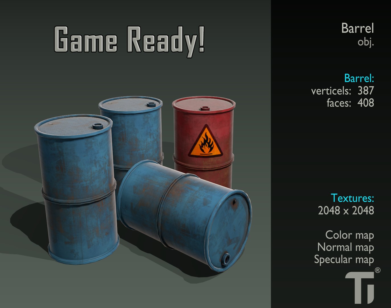 3D model barrel - TurboSquid 792826