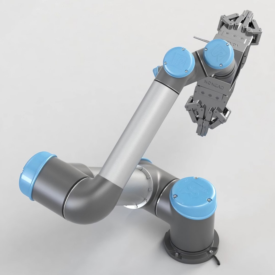 3D UR5 With NONEAD 2 Finger Robot Flexible Gripper-90 - TurboSquid 2021128