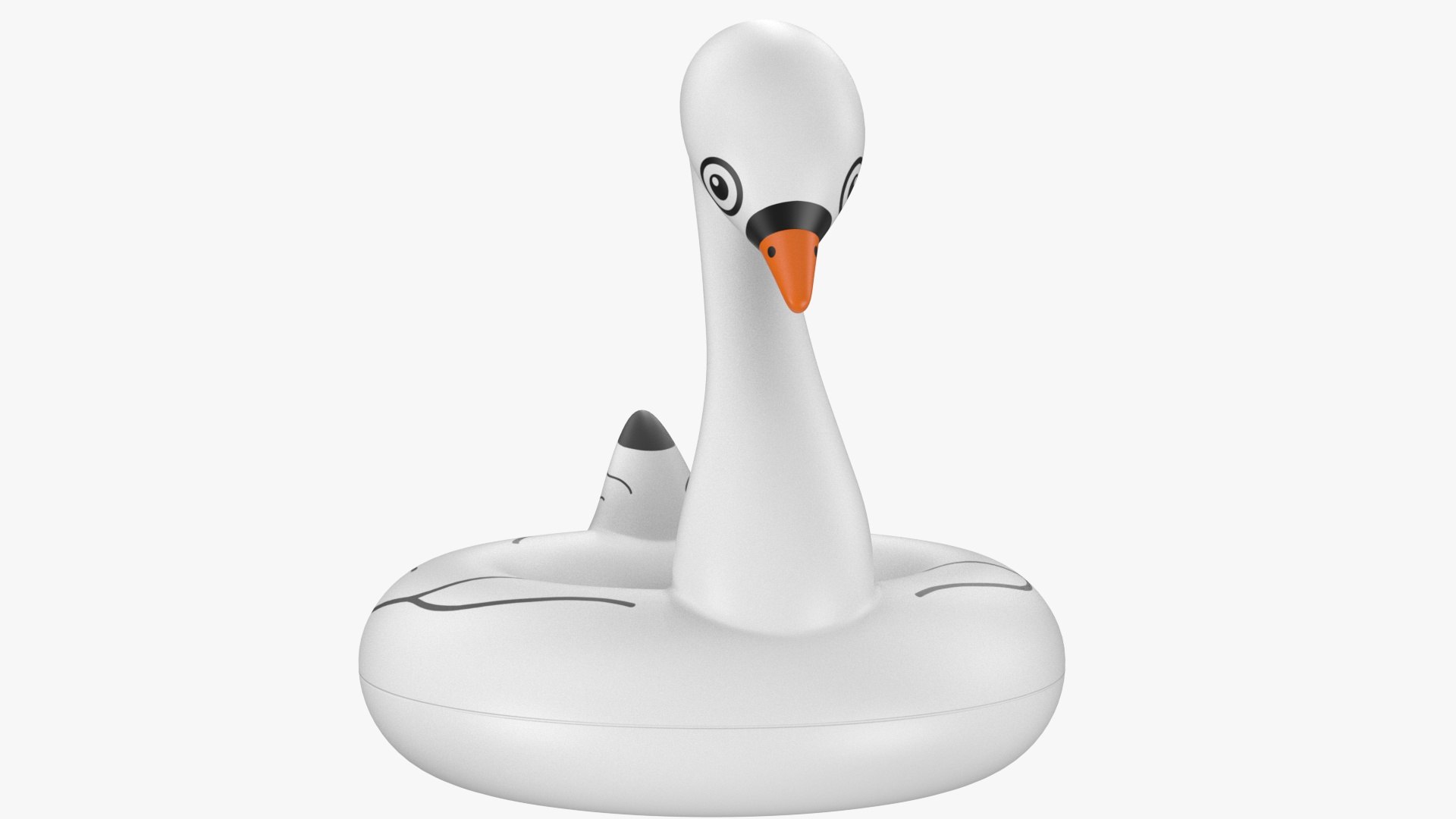 Swan Pool Float Swim Ring 3D Model - TurboSquid 1929522