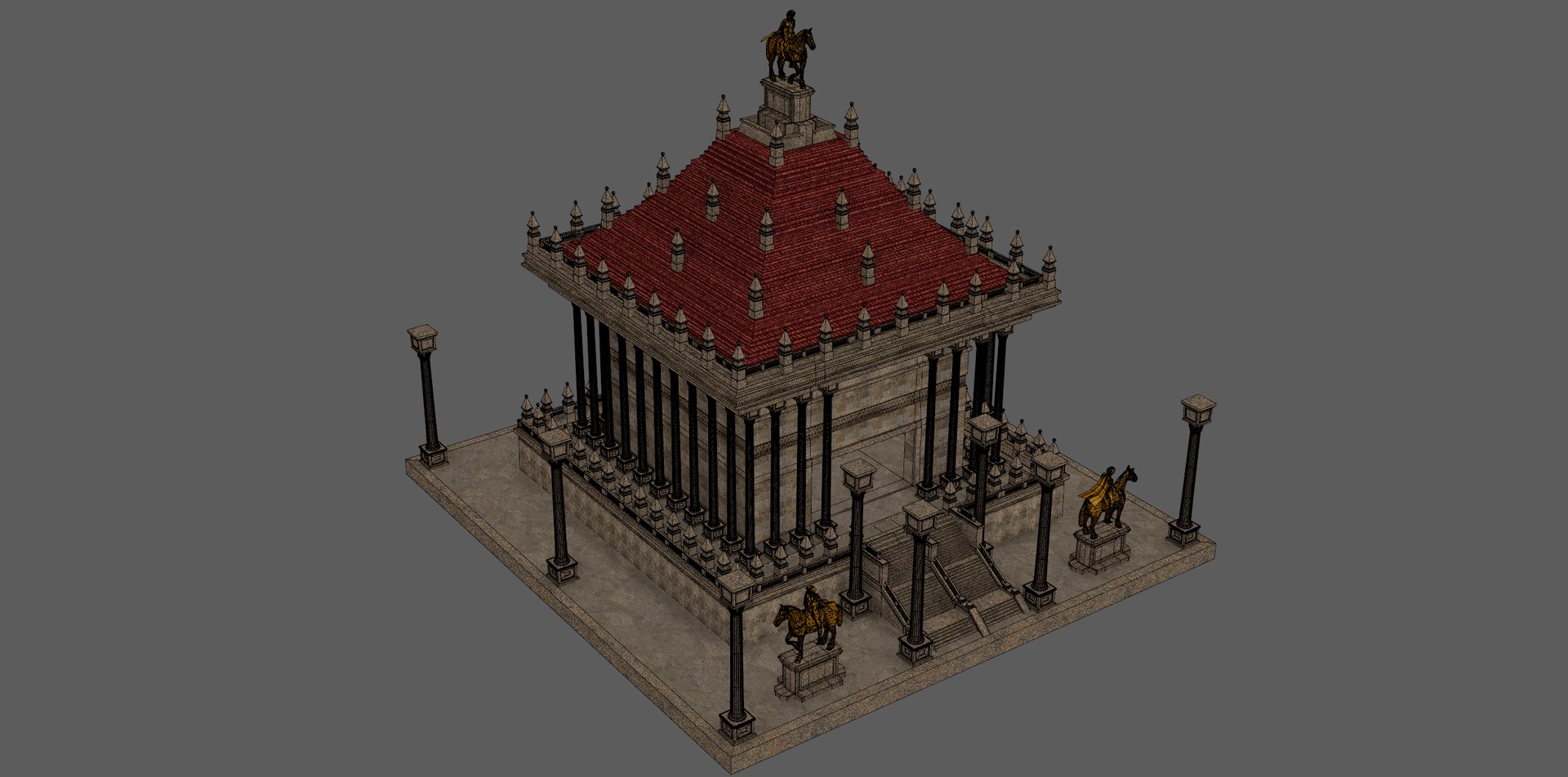 3D Ancient Temple - TurboSquid 2238064