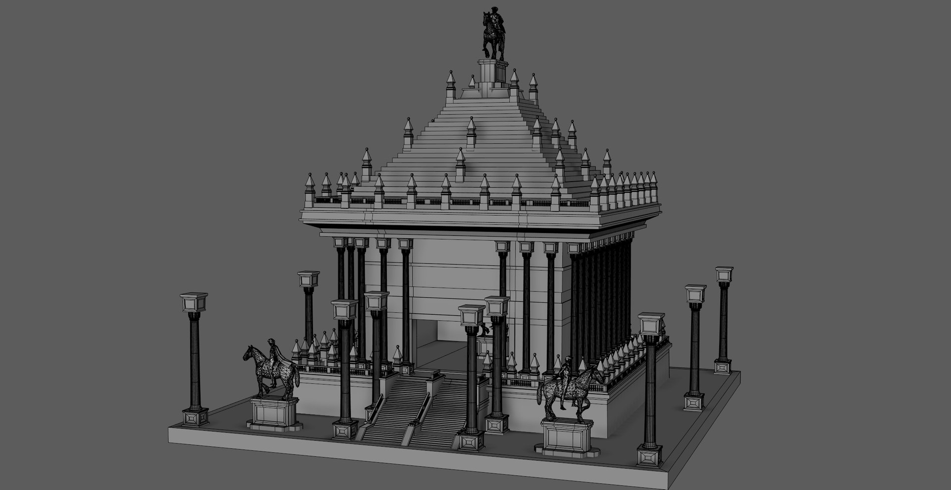 3D Ancient Temple - TurboSquid 2238064