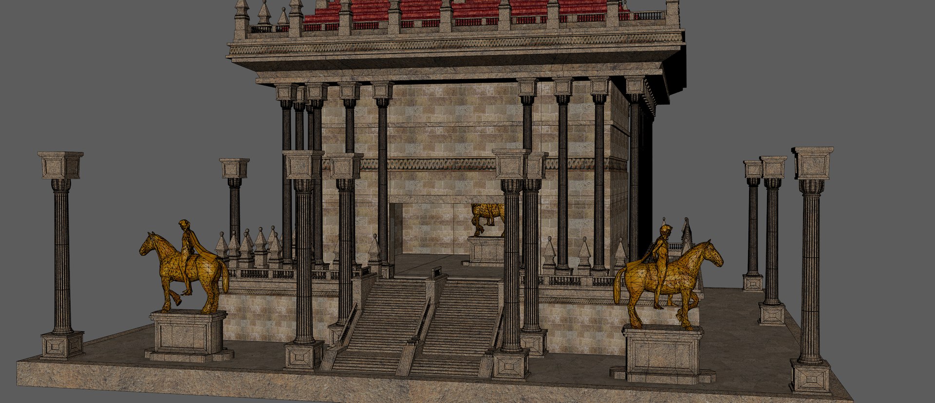 3D Ancient Temple - TurboSquid 2238064