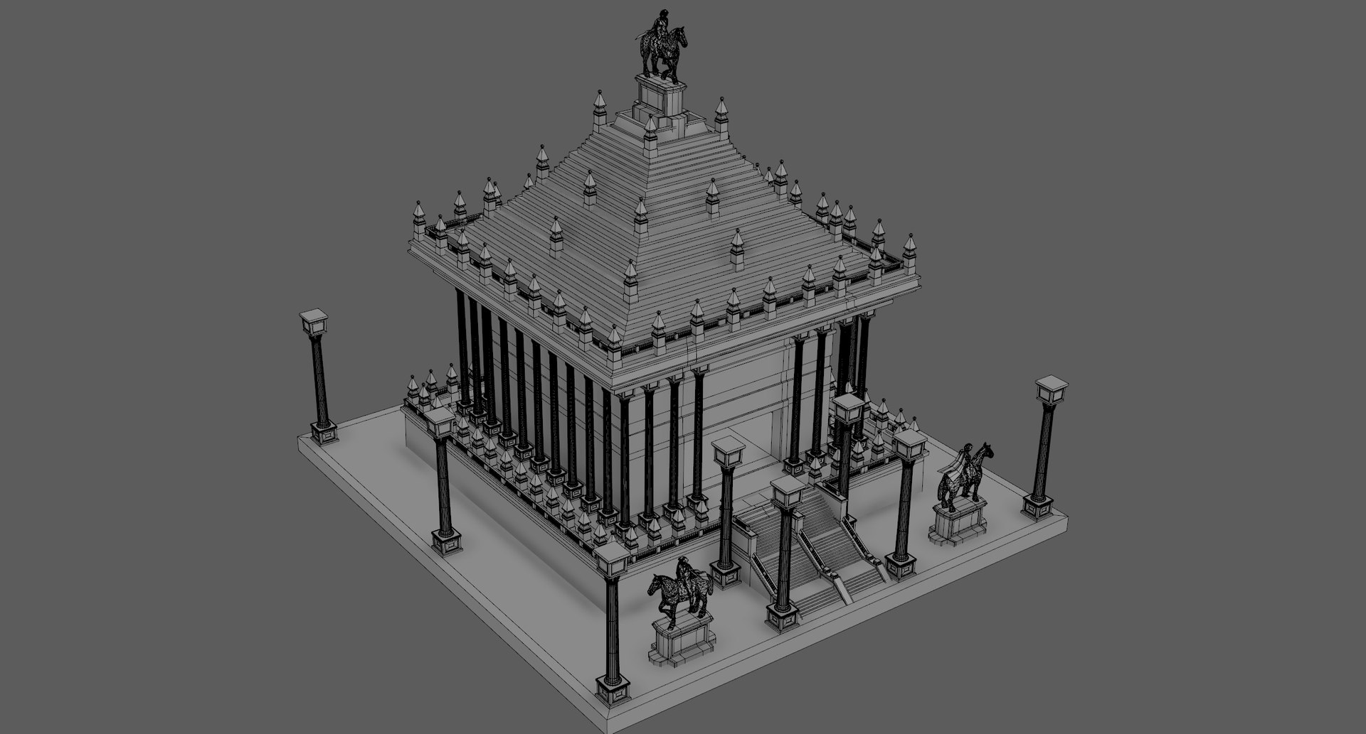 3D Ancient Temple - TurboSquid 2238064