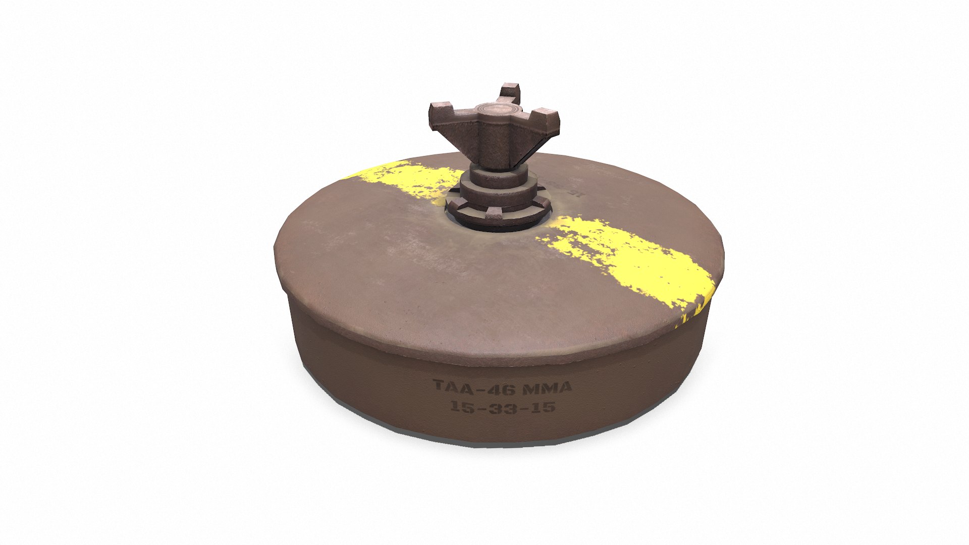 Land Mine Low-poly PBR 3D Model - TurboSquid 2133564
