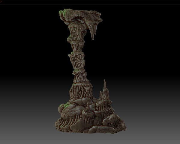 stalactite 3d obj