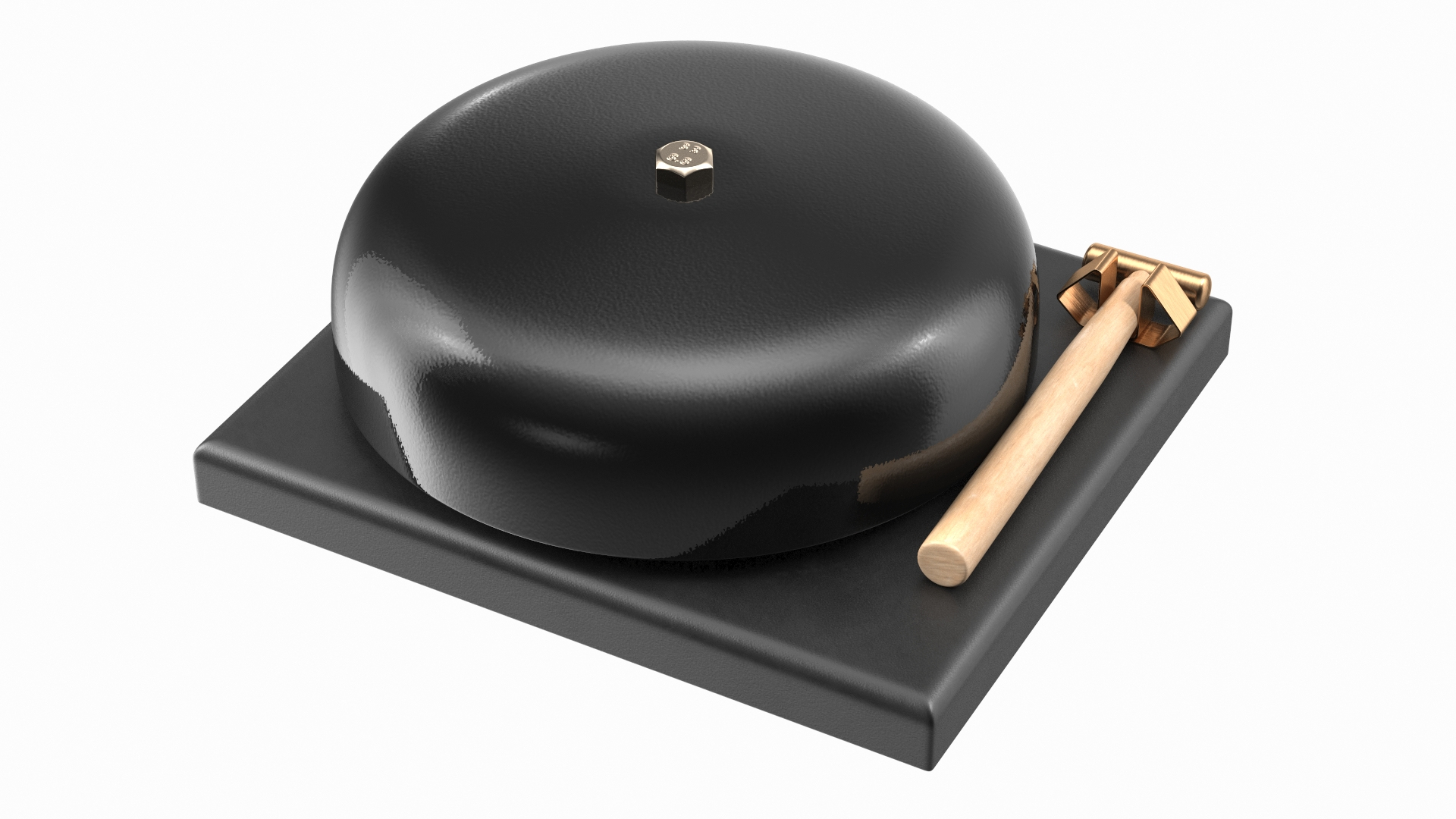 Gong Ringing 3D Model - TurboSquid 1705005