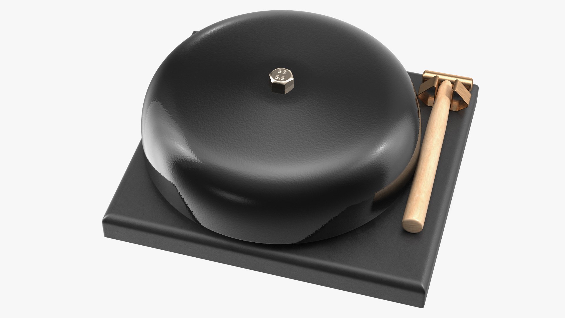 Gong Ringing 3D Model - TurboSquid 1705005