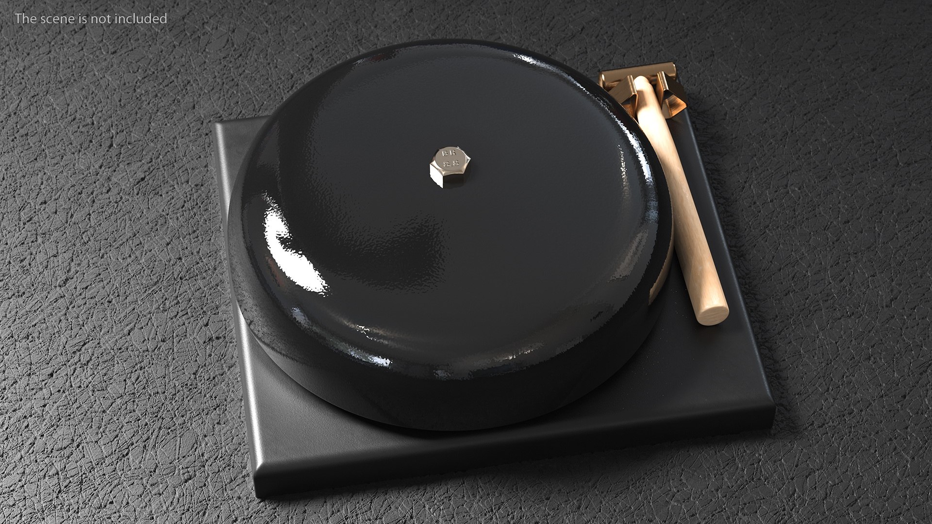 Gong Ringing 3D Model - TurboSquid 1705005