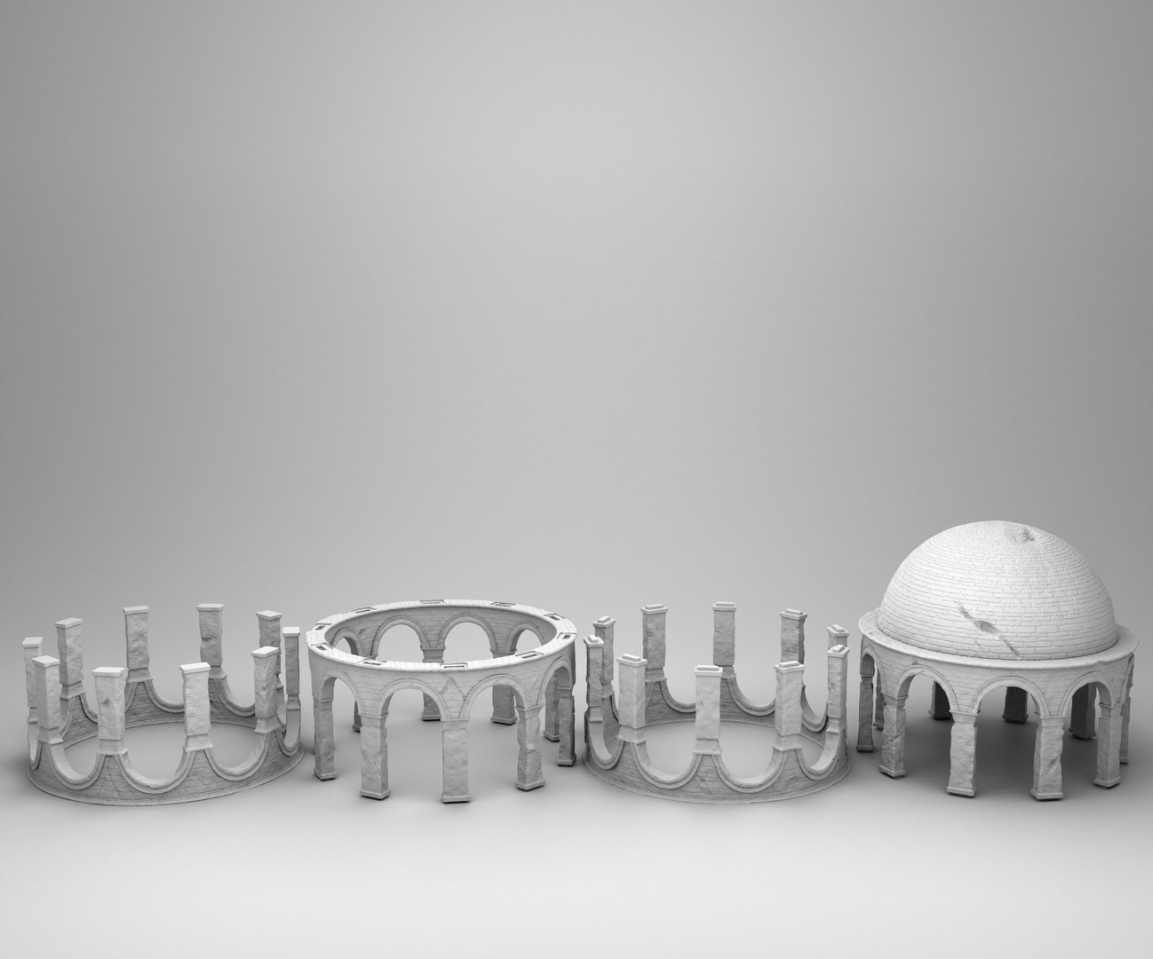 Greek ancient tower model - TurboSquid 1687392