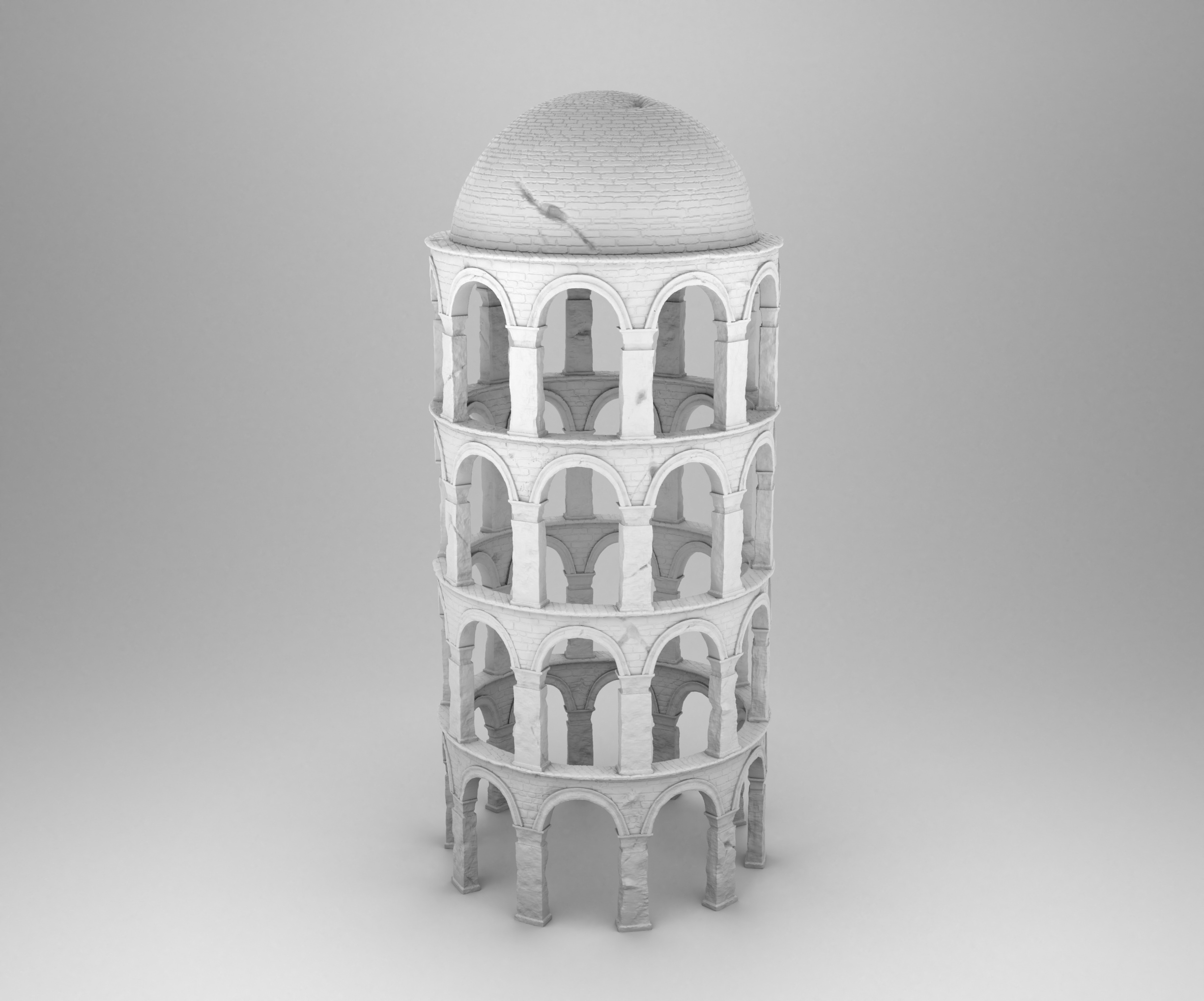 Greek ancient tower model - TurboSquid 1687392