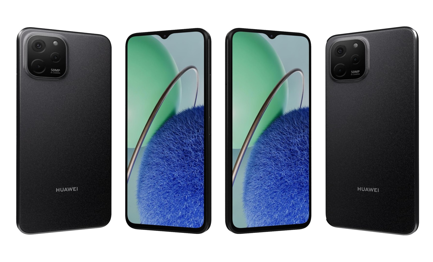 Huawei Nova Y61 Black Model - TurboSquid 1994435
