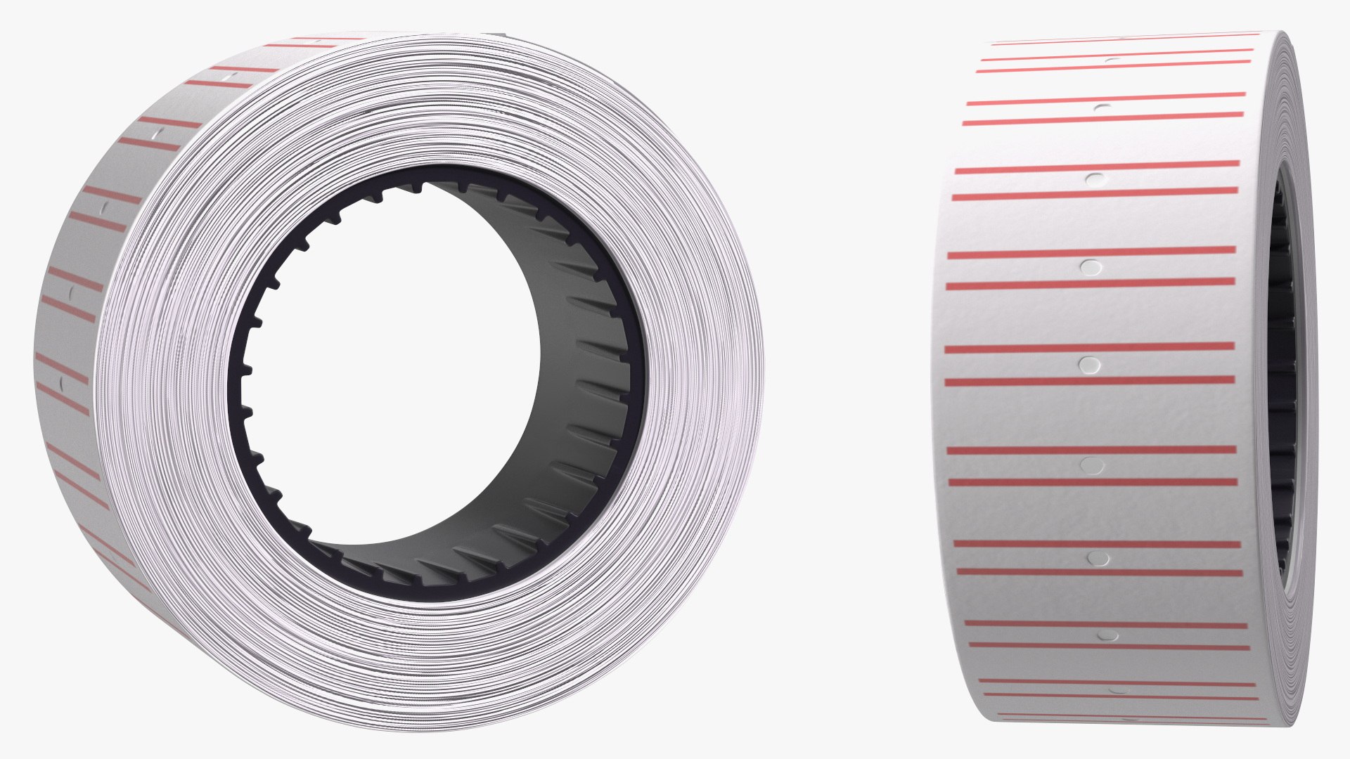 Label Price Tag Roll 3D - TurboSquid 2104777